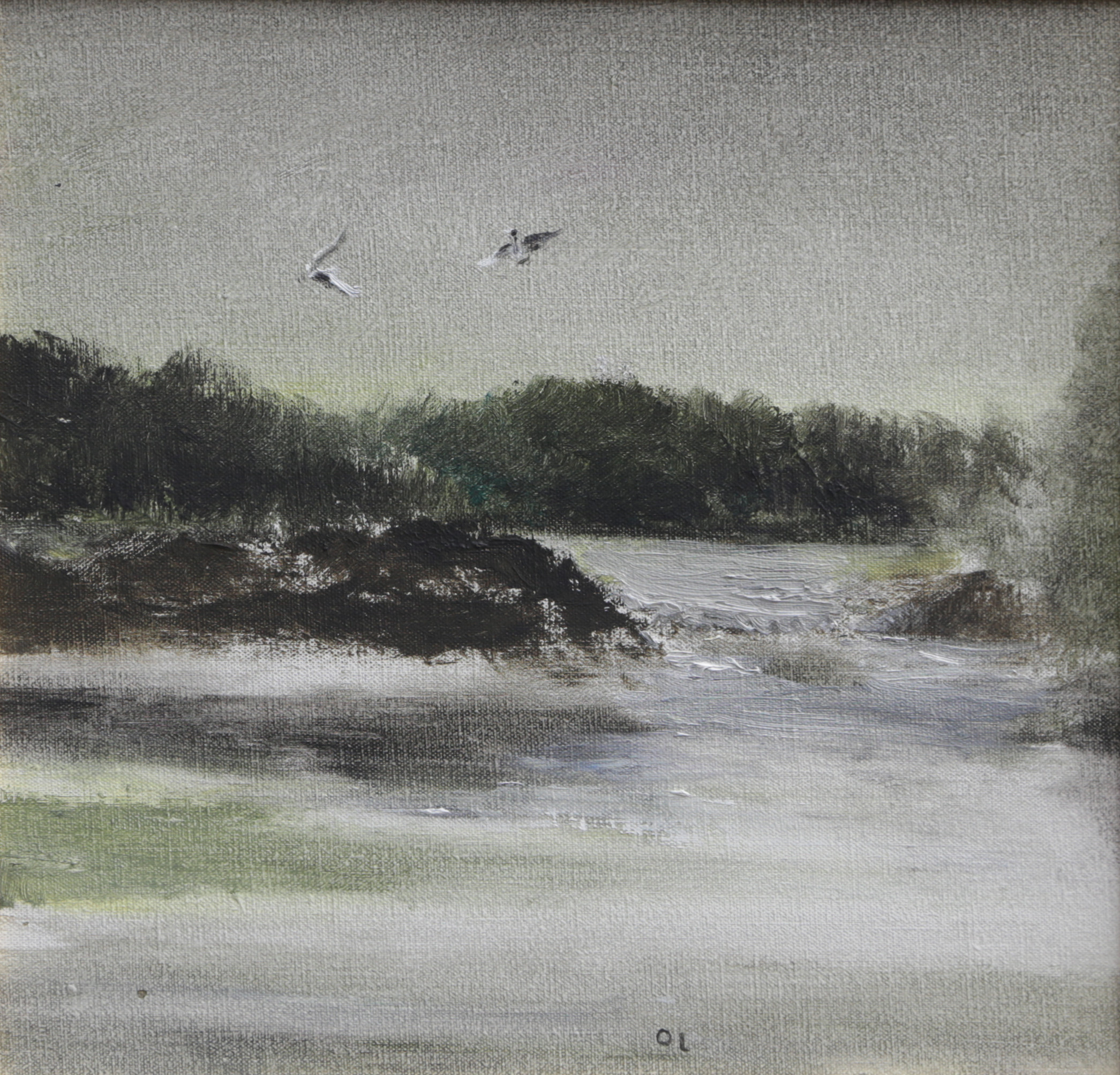 Images for 2920337. OLLE LINDGREN. OIL on canvas, signed, modern ...