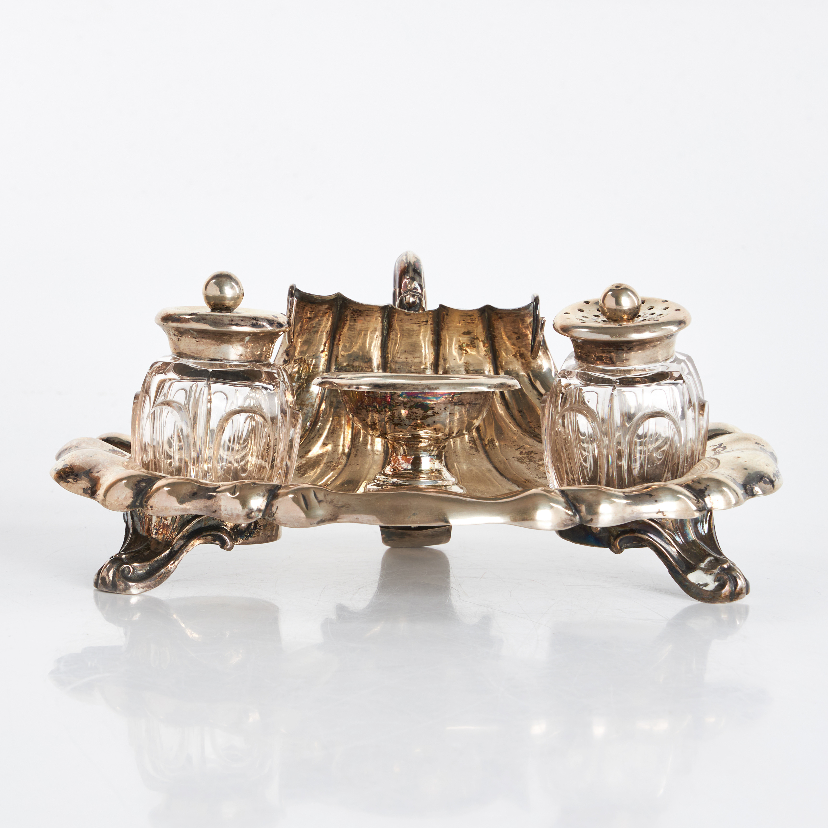 Images for 2920905. DESK, silver, Europe 1830/40s, with sprinkler and ...