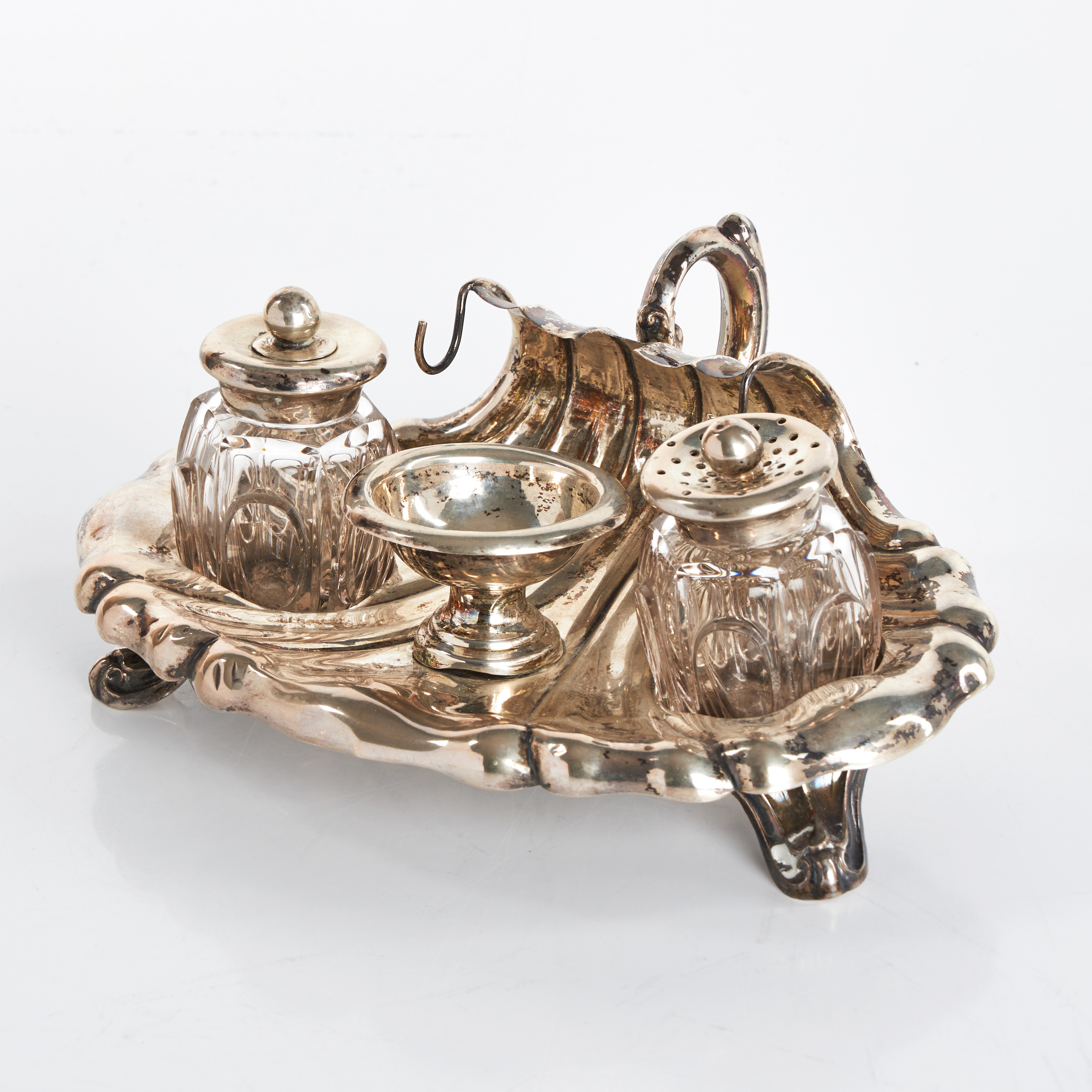 Images for 2920905. DESK, silver, Europe 1830/40s, with sprinkler and ...