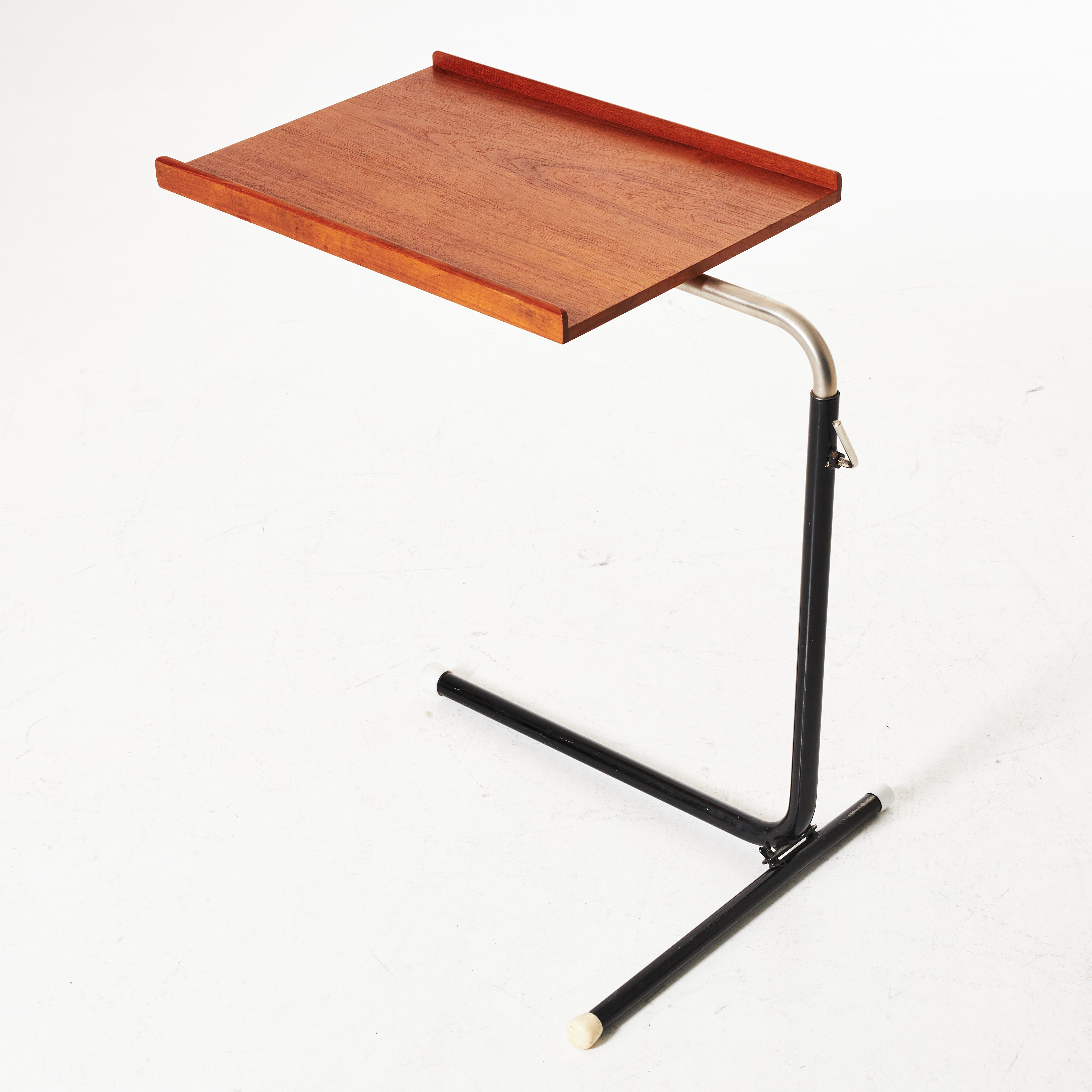 Images for 2927723. READING TABLE, stand in black lacquered metal, top ...