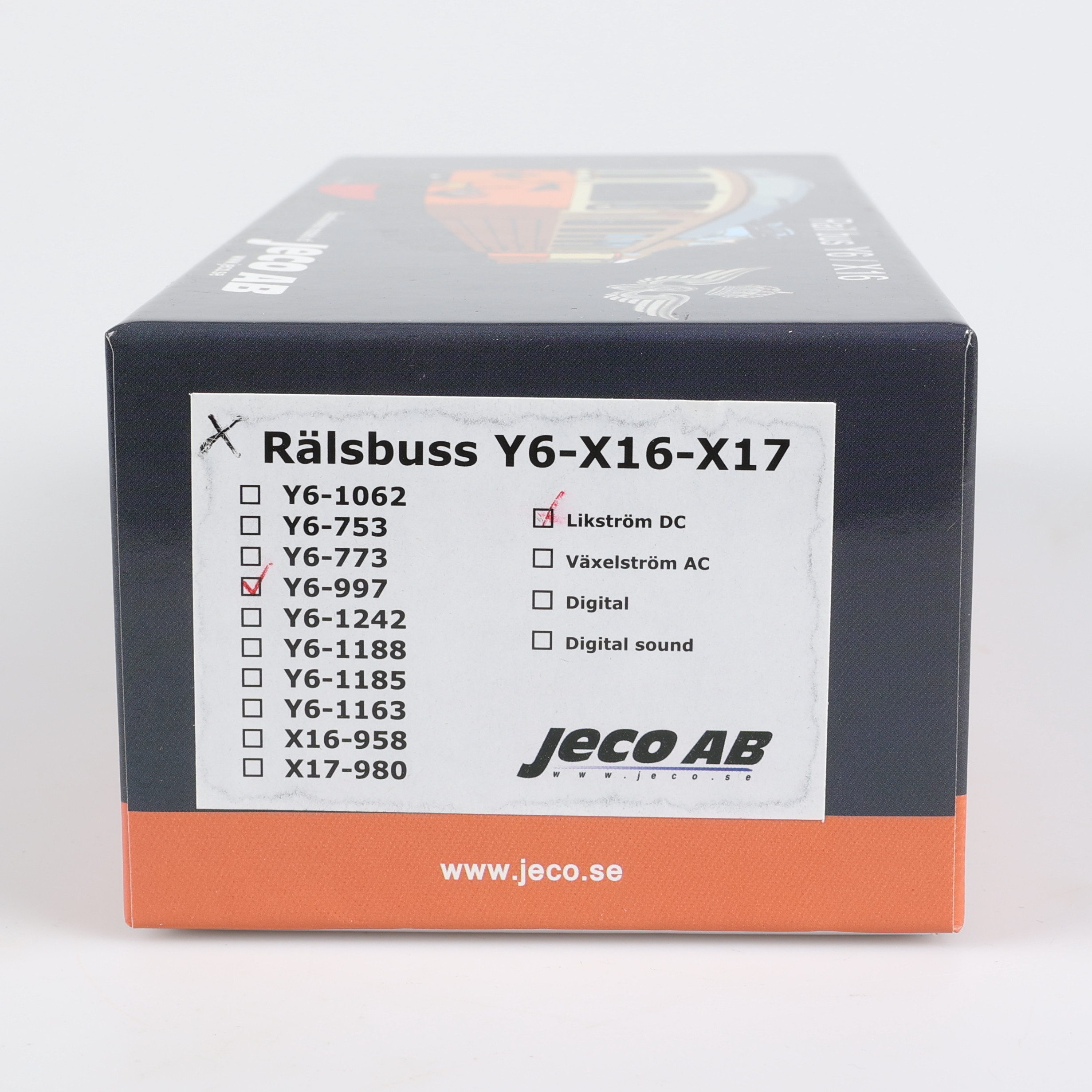 RÄLSBUSS, SJ Y6, Jeco. Leksaker - Leksaker - Auctionet