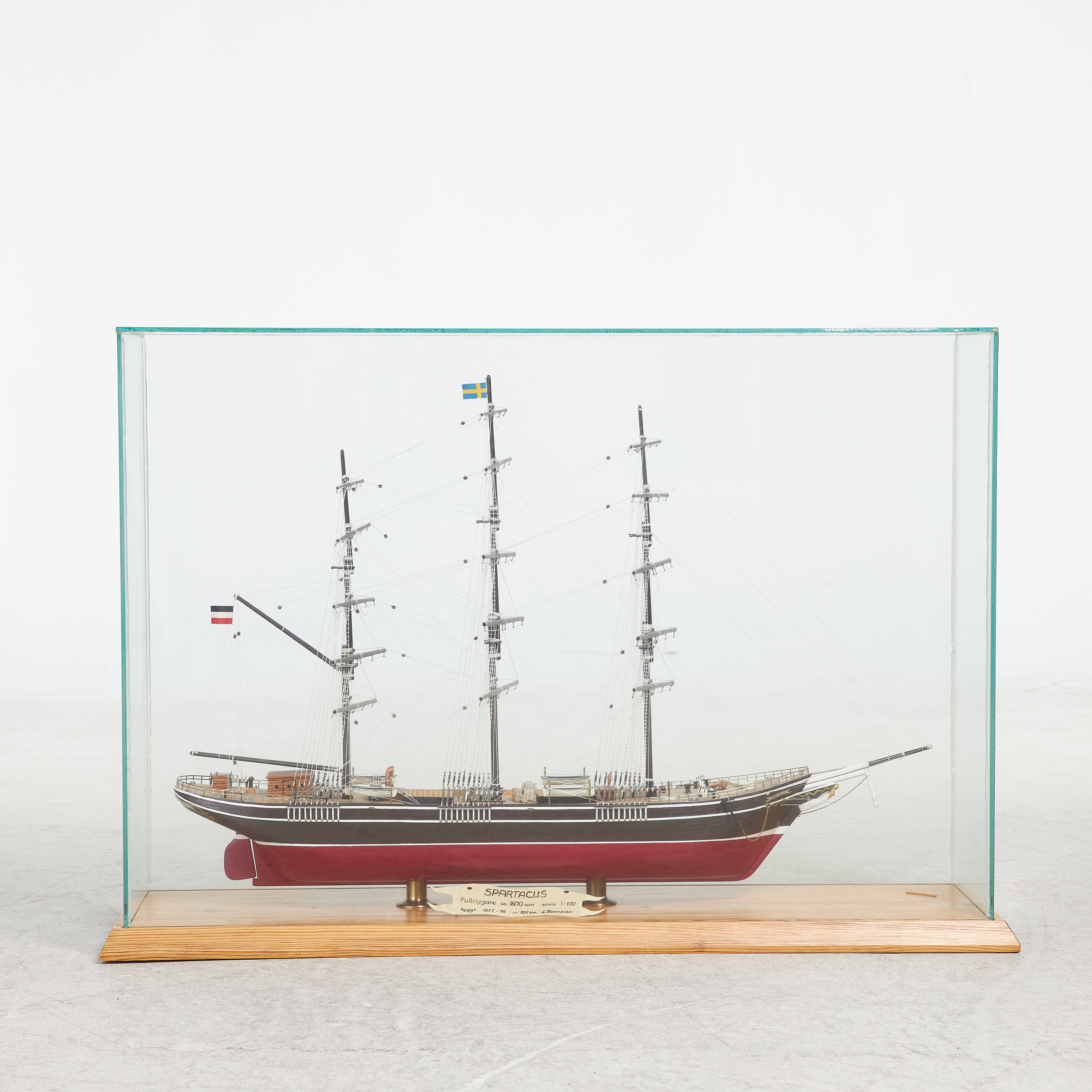 Images for 2929109. SHIP MODEL, "Spartacus", full rigger, circa 1870s ...