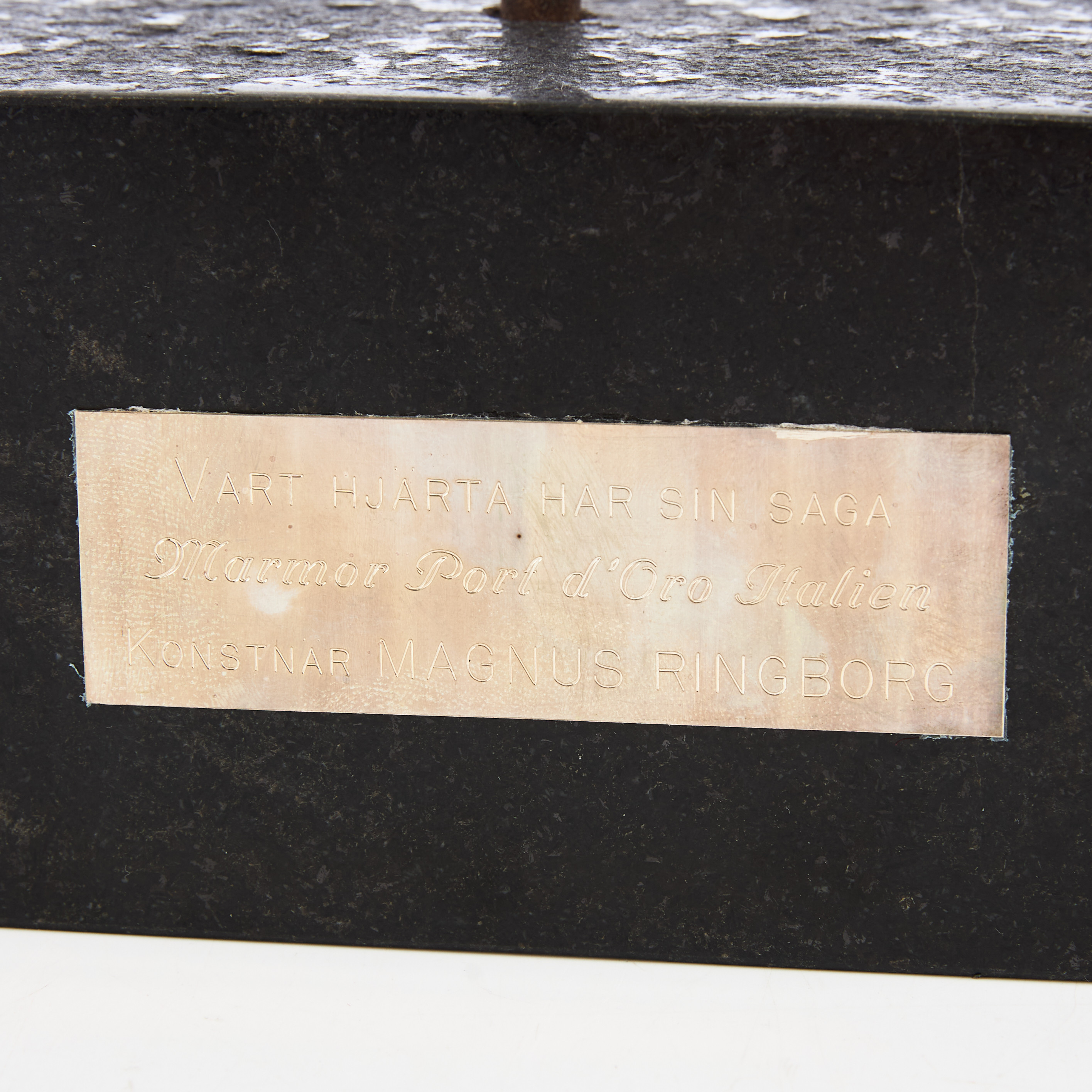 Images for 2938539. MAGNUS RINGBORG. Sculpture, "Every heart has its ...