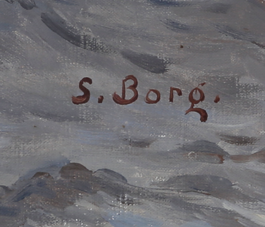 Images for 293890. OIDENTIFIERAD KONSTNÄR. Sea motif, oil on canvas ...