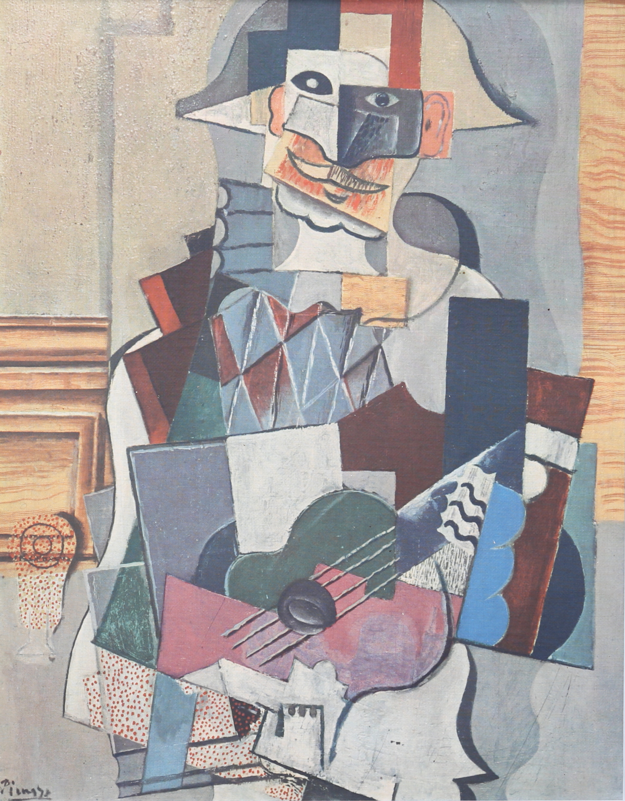 Images for 2943139. PABLO PICASSO. Master Art Print, ''Harlequin with ...