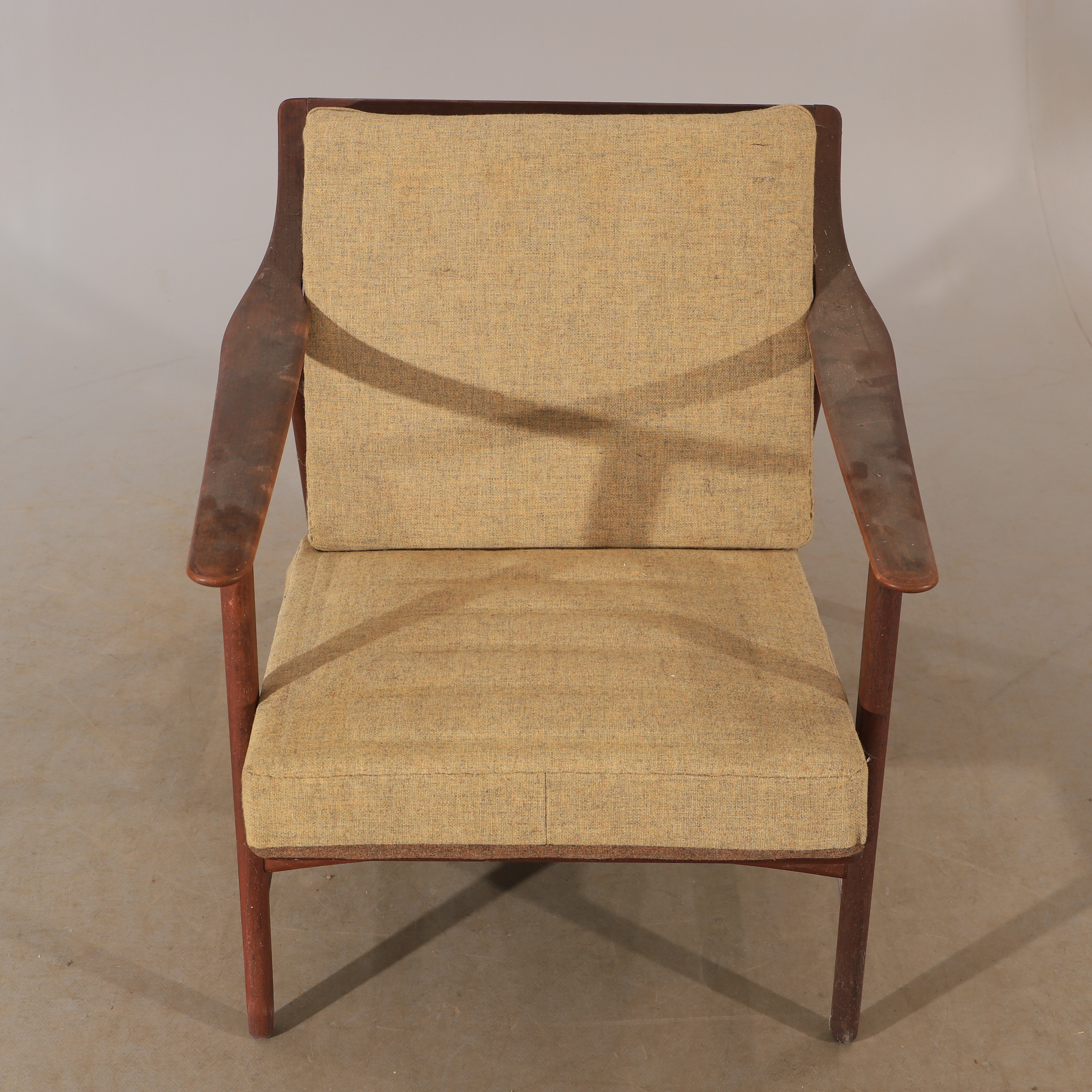 Images for 2947540. ARMCHAIR, teak with textile upholstery, Mogens Kold ...