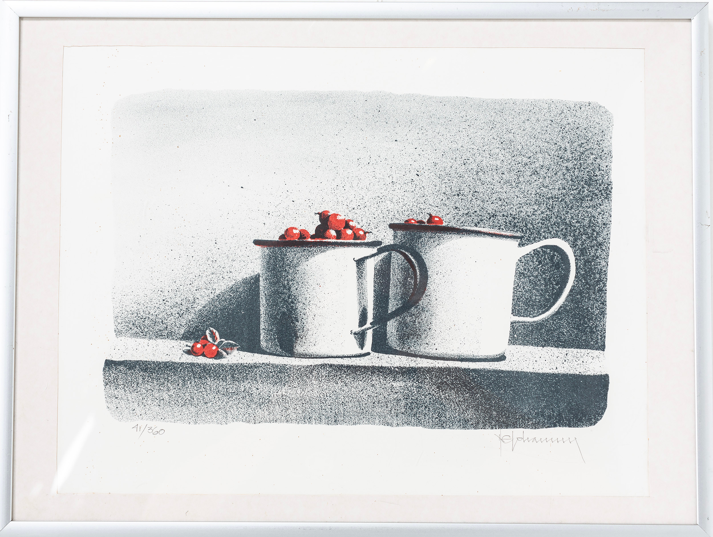 Images for 2954099. NILS ERIK JOHANSSON, Color lithograph, still life ...