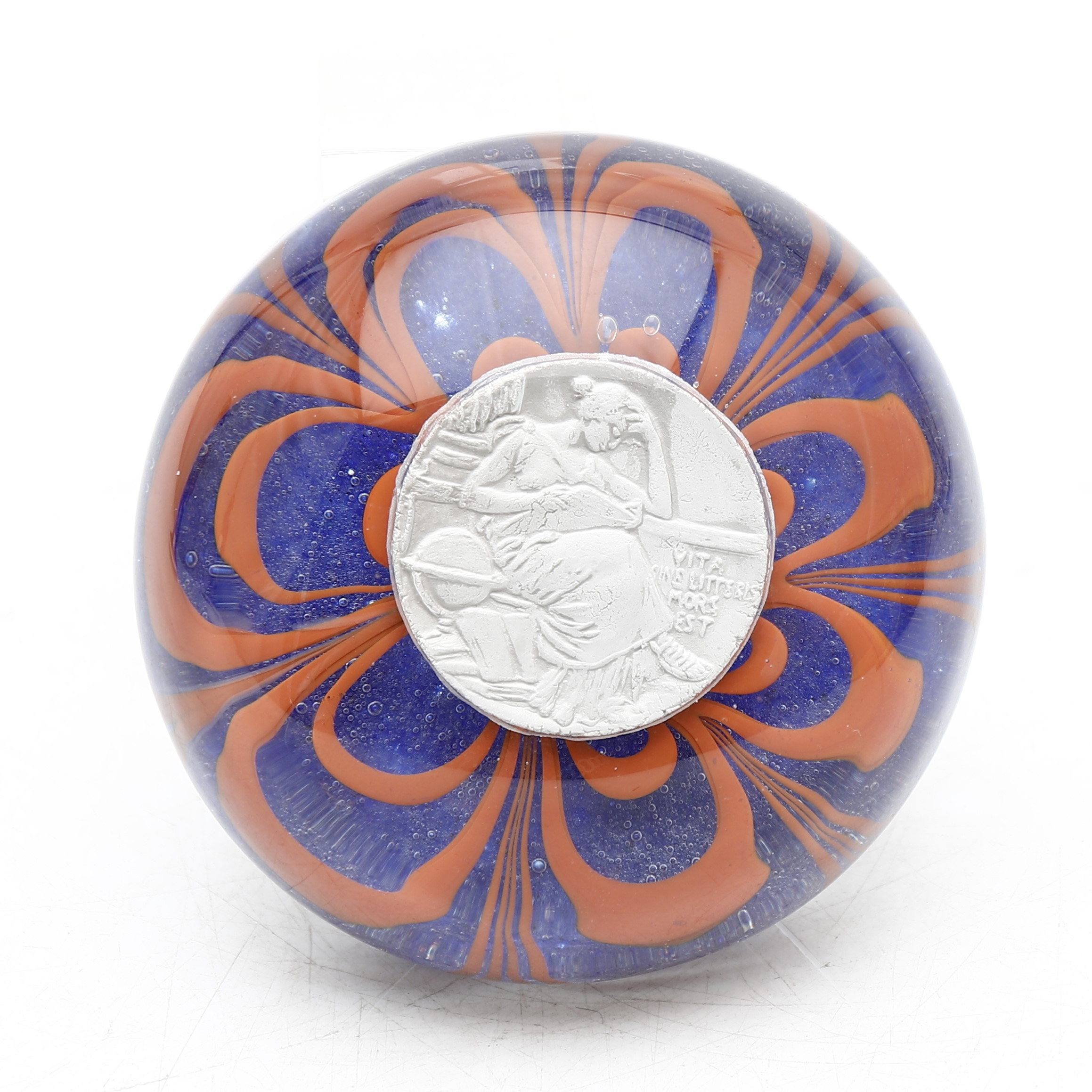 Images for 2955431. Paperweight with sulfur medallion in polychrome ...