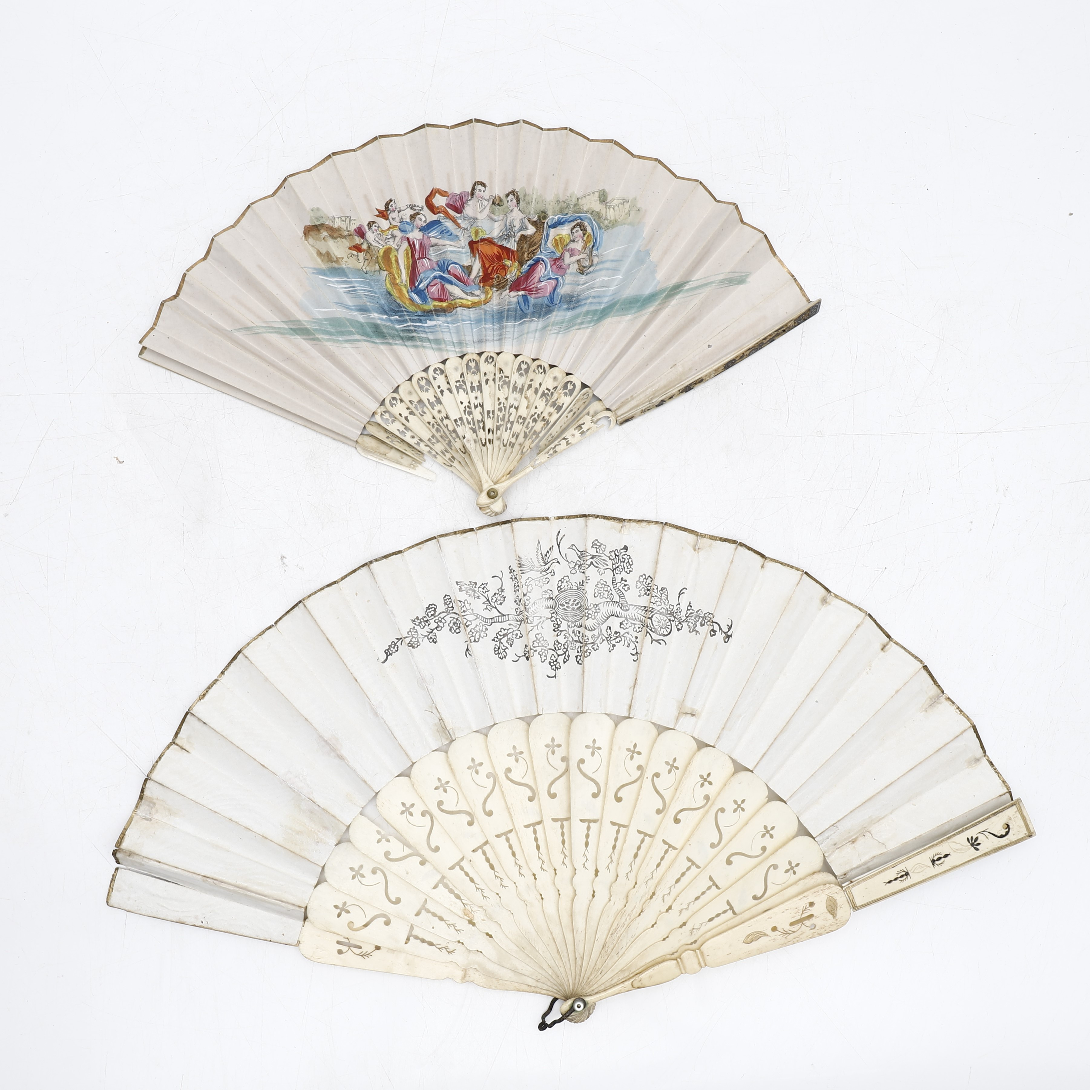 Images for 2960553. Two Elizabethan fans, 19th Century. - Auctionet