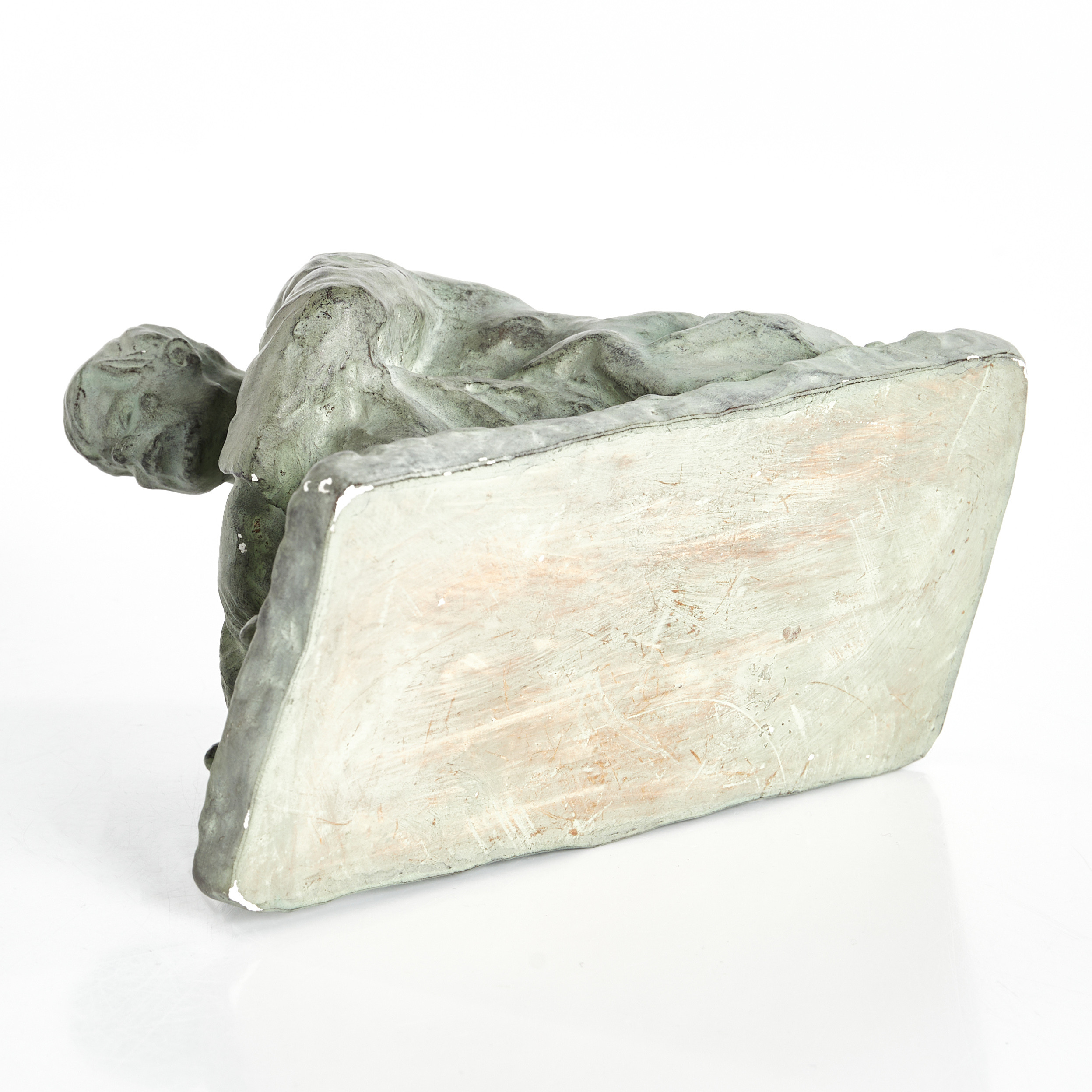 Images for 2962976. MATTI HAUPT. Seated man, sculpture in green ...