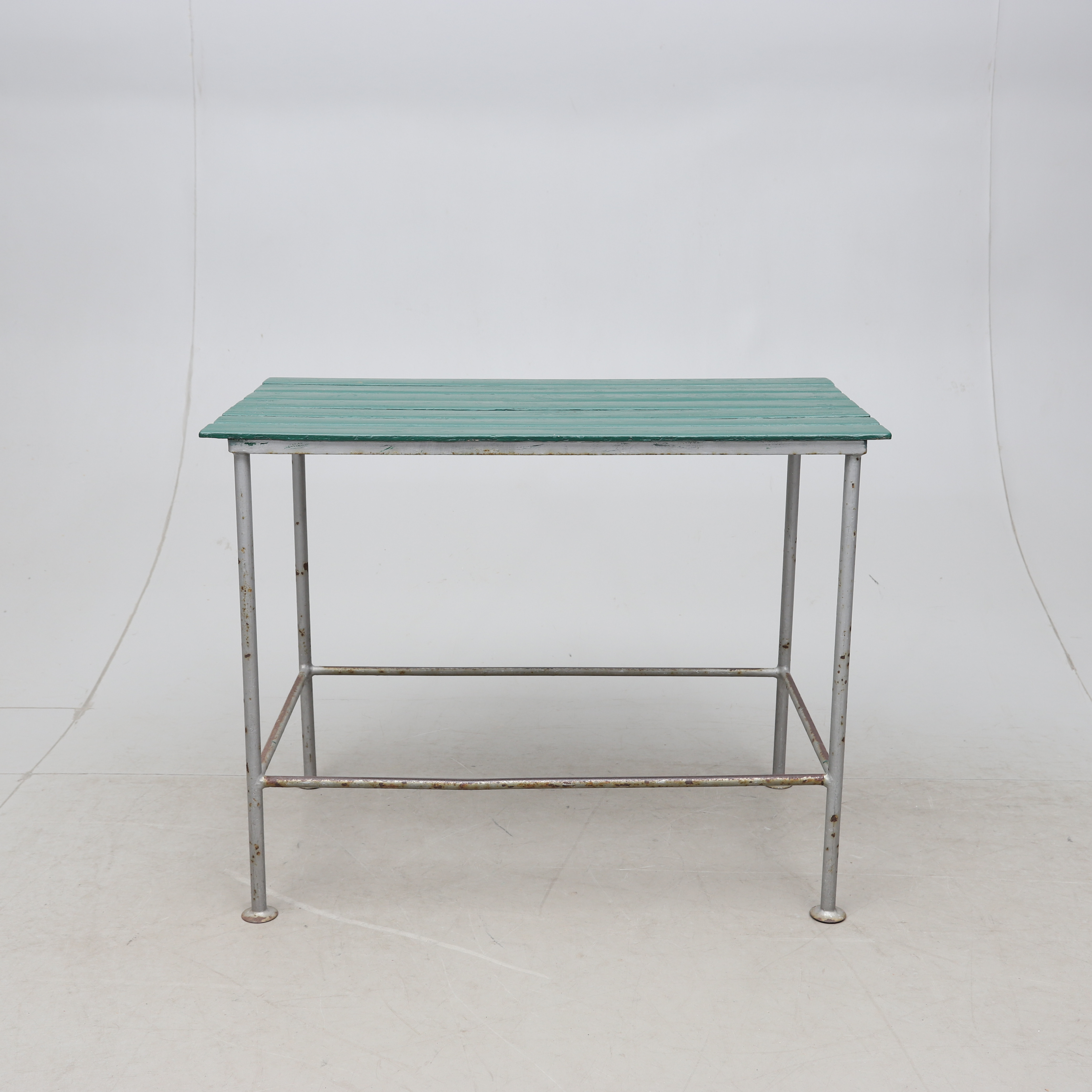 Images for 2965401. GARDEN TABLE, cast iron and painted wood. First ...