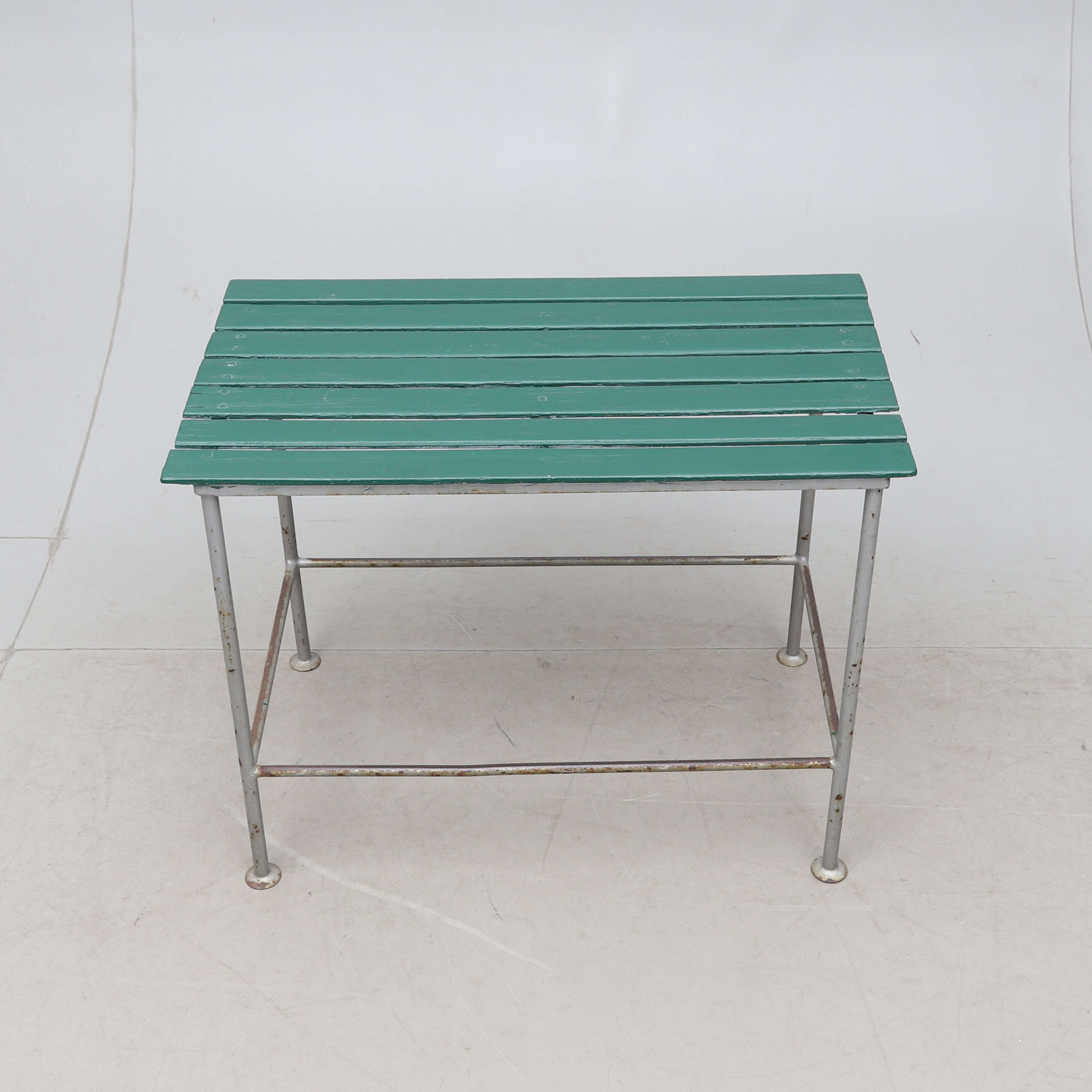 Images for 2965401. GARDEN TABLE, cast iron and painted wood. First ...