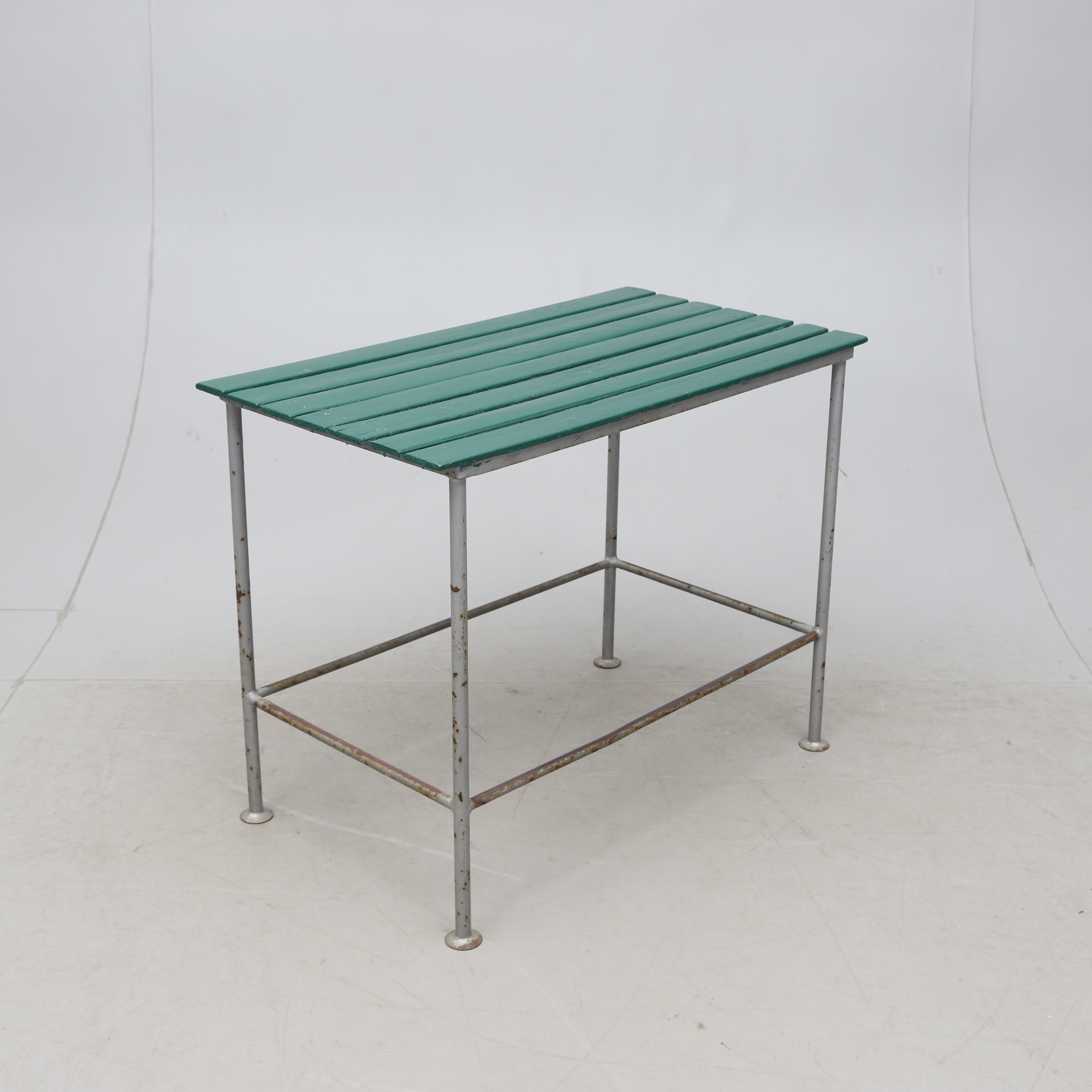 Images for 2965401. GARDEN TABLE, cast iron and painted wood. First ...