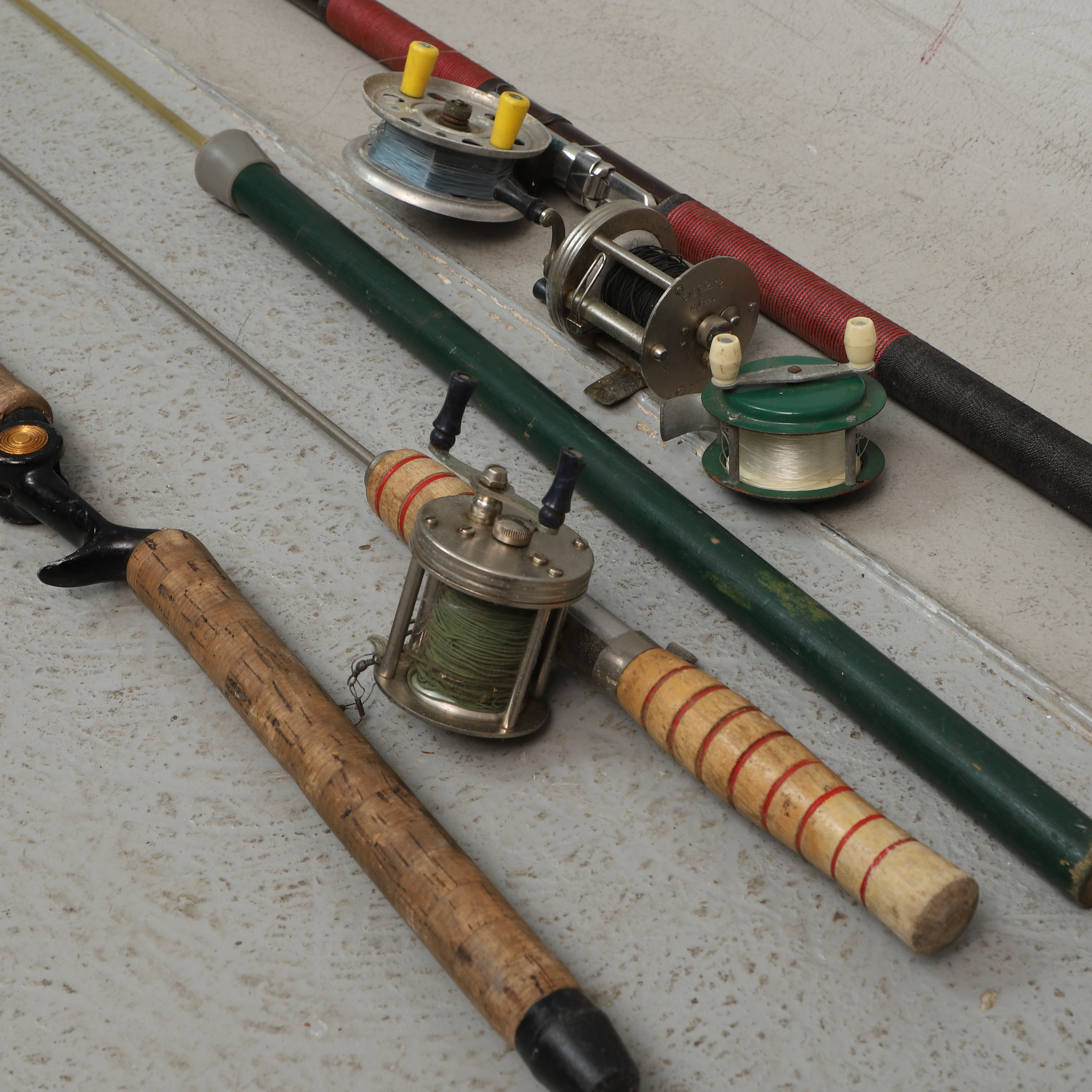 Images for 2966436. FISHING RODS & ROLLS, 6 pcs. 20th century. - Auctionet