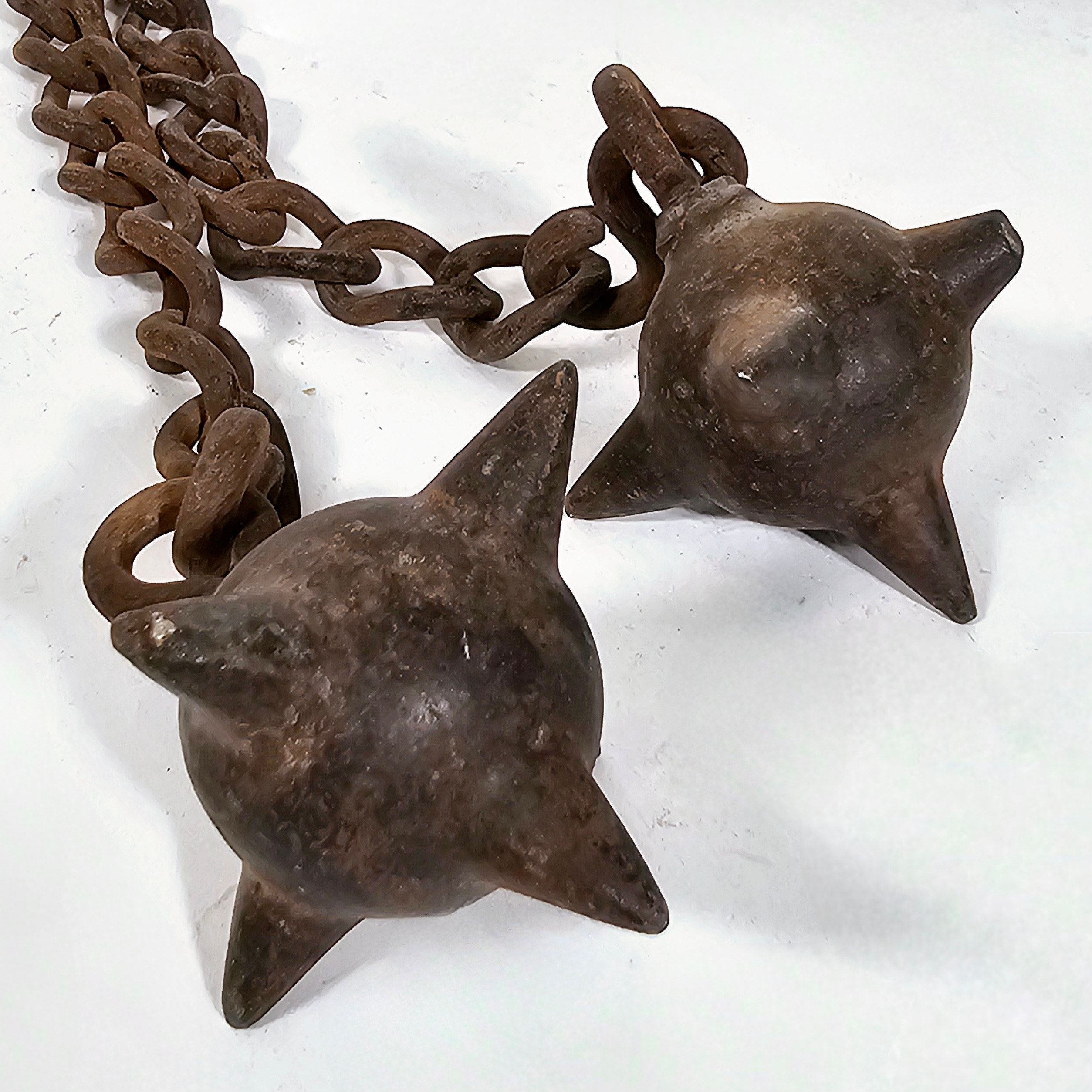 Images for 2976552. OLD TWO HEADS IRON FLAIL. - Auctionet