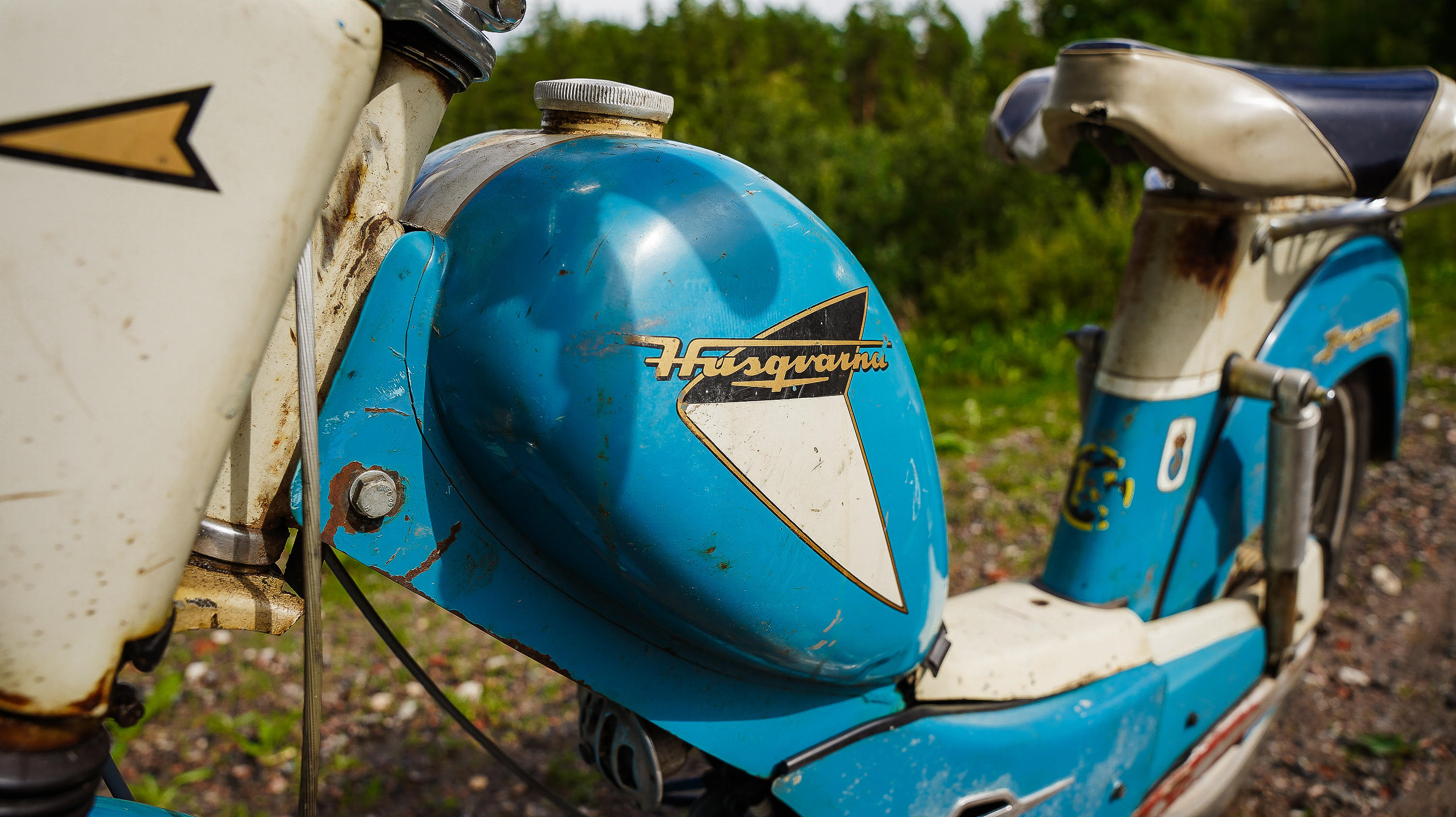 HUSQVARNA, moped, modell Lux, 1960-tal. Fordon, Båtar & Delar - Mopeder ...