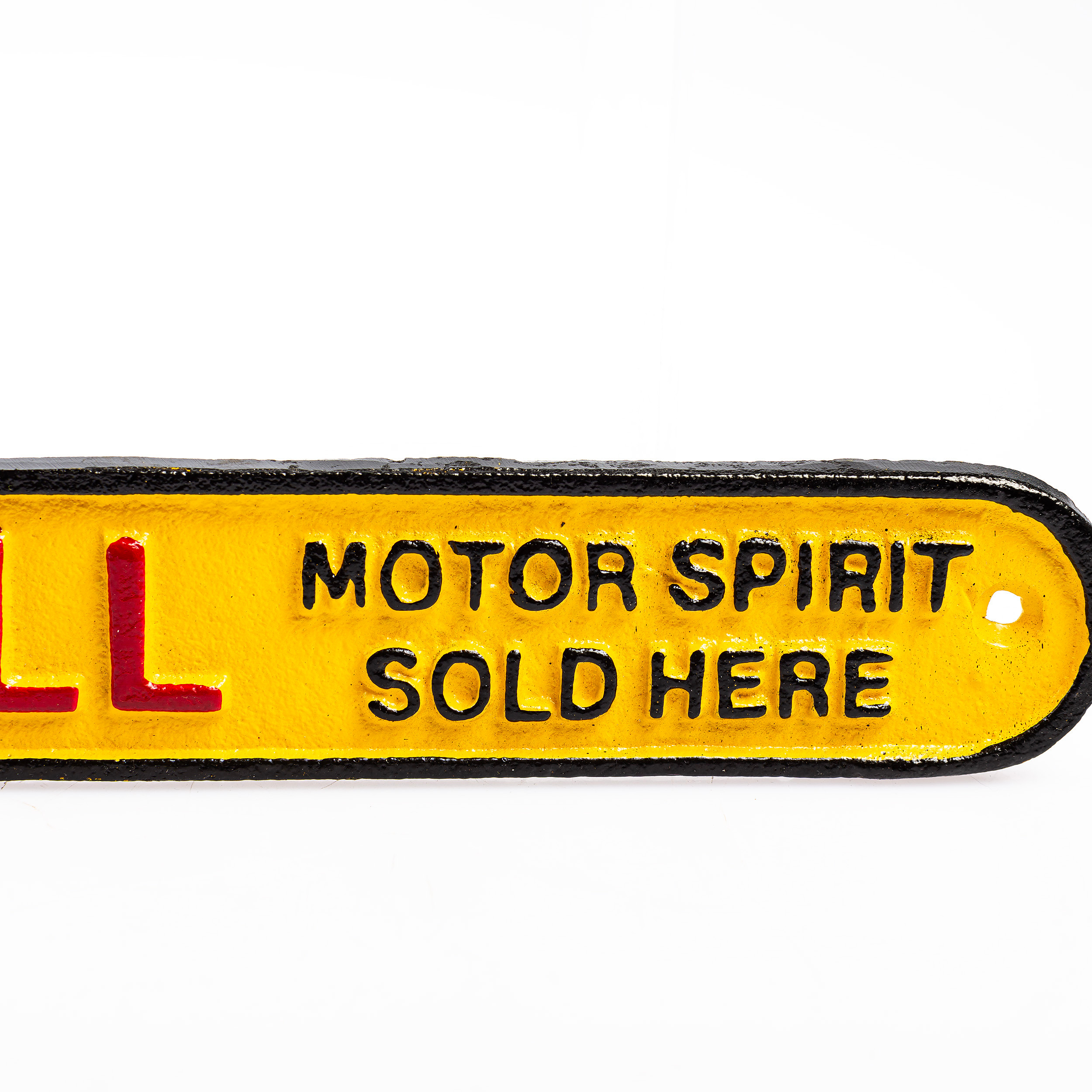 Images for 2987181. SIGN, Cast Iron, Shell, " Motor Spirit Sold Here ...