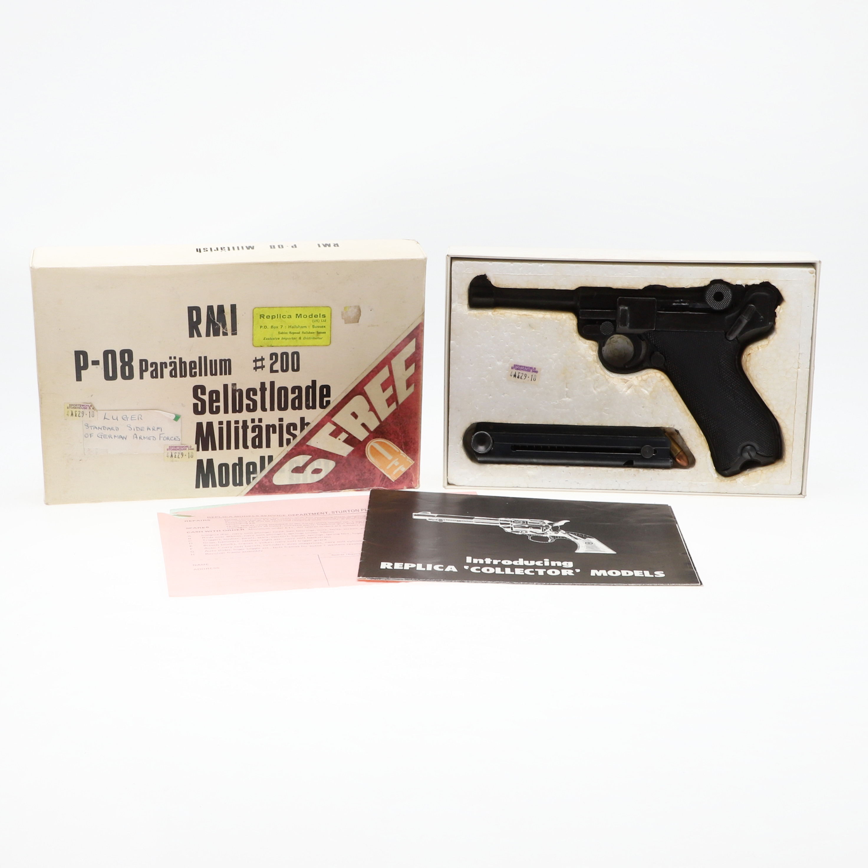 Images for 2987433. A REPLICA P-08 PARABELLUM LUGER STYLE GUN AND ...