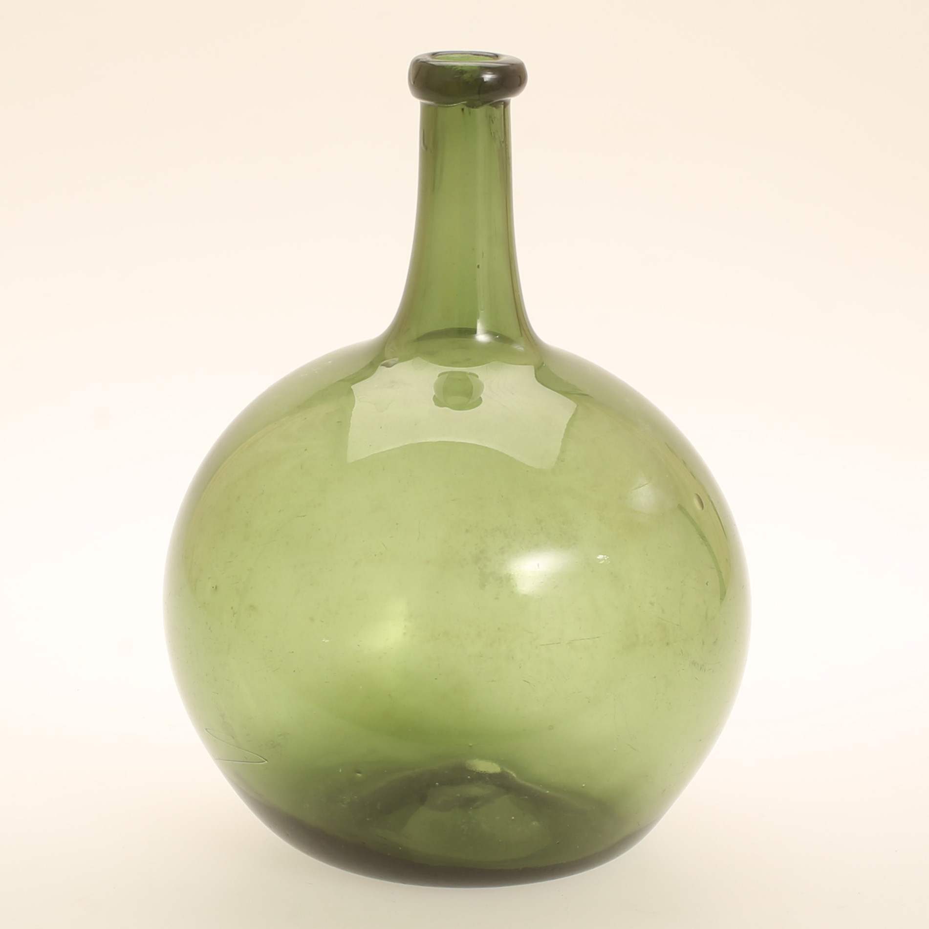 FLASKA, glas, 1700/1800-tal. Glas - Bruksglas - Auctionet