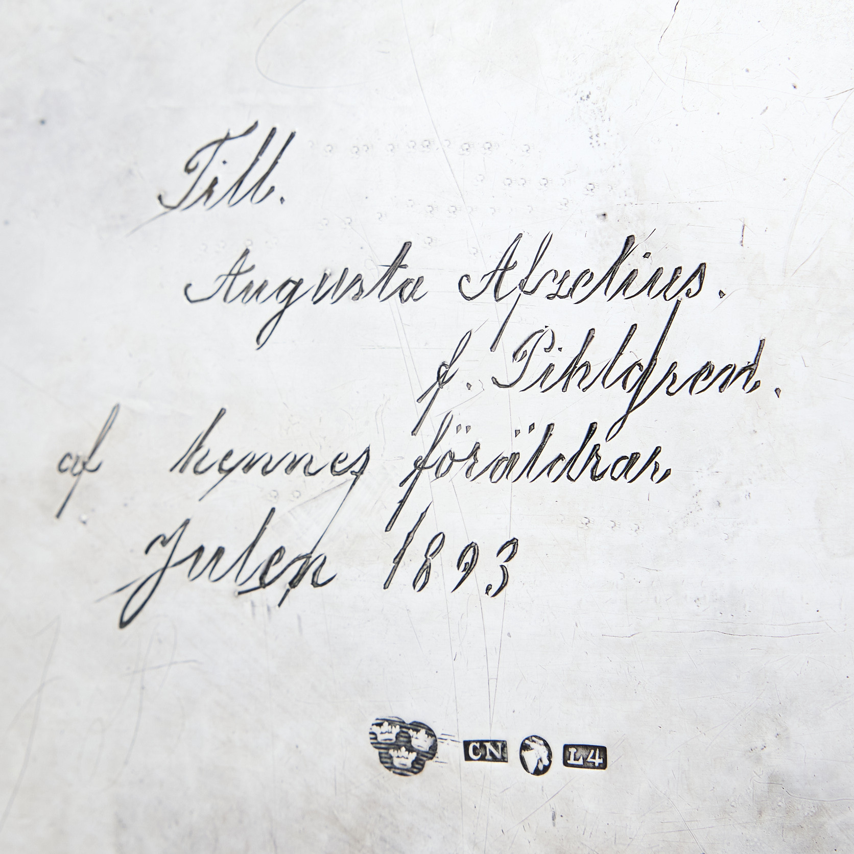 Images for 2993692. CHRISTOFFER NORDIN. A Swedish 19th century silver ...