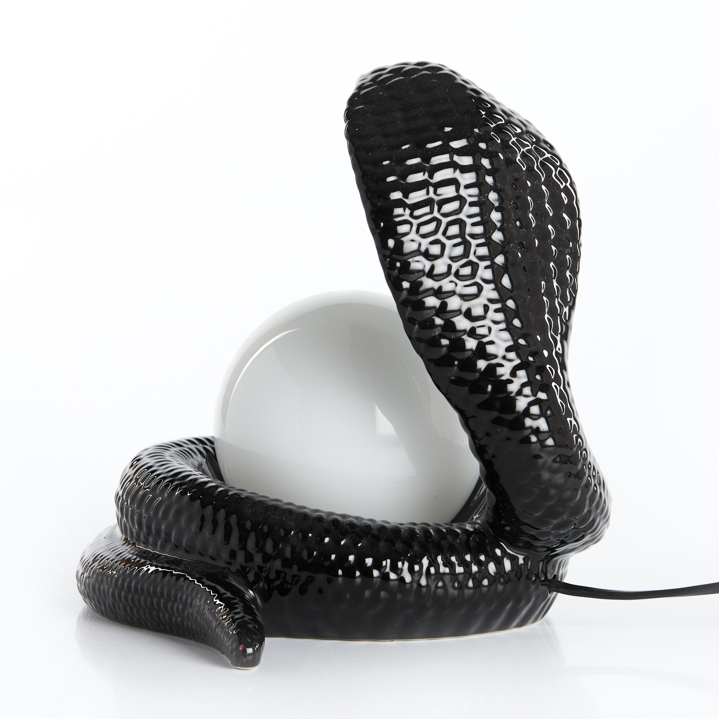 Images for 2997670. TABLE LAMP. porcelain, in the shape of a cobra ...