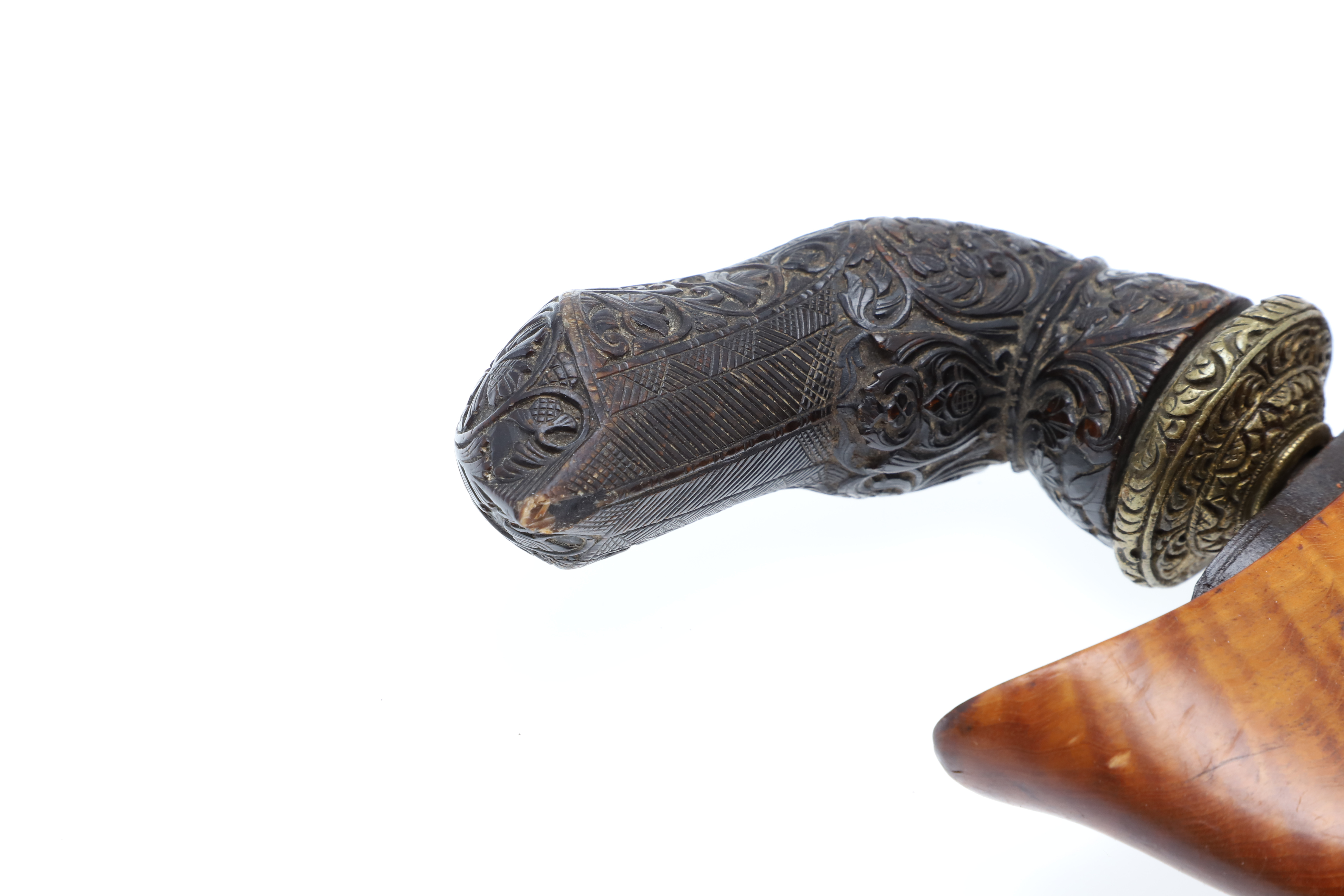 Images for 3004828. A MALAYSIAN KRIS PATTERN SHORT SWORD AND SCABBARD ...