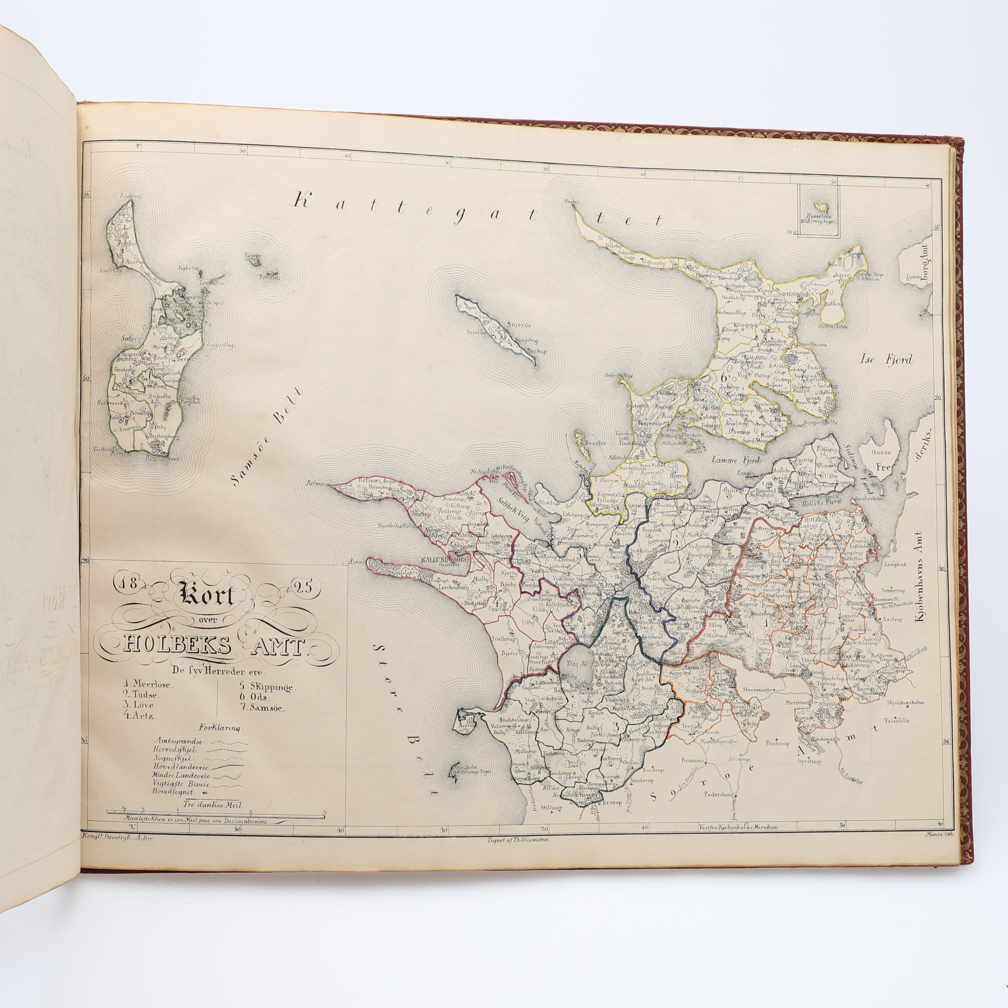Billeder til 3013034. ATLAS/DANMARK. THEODOR GRIEMANNS LITOGRAFISKE OG ...