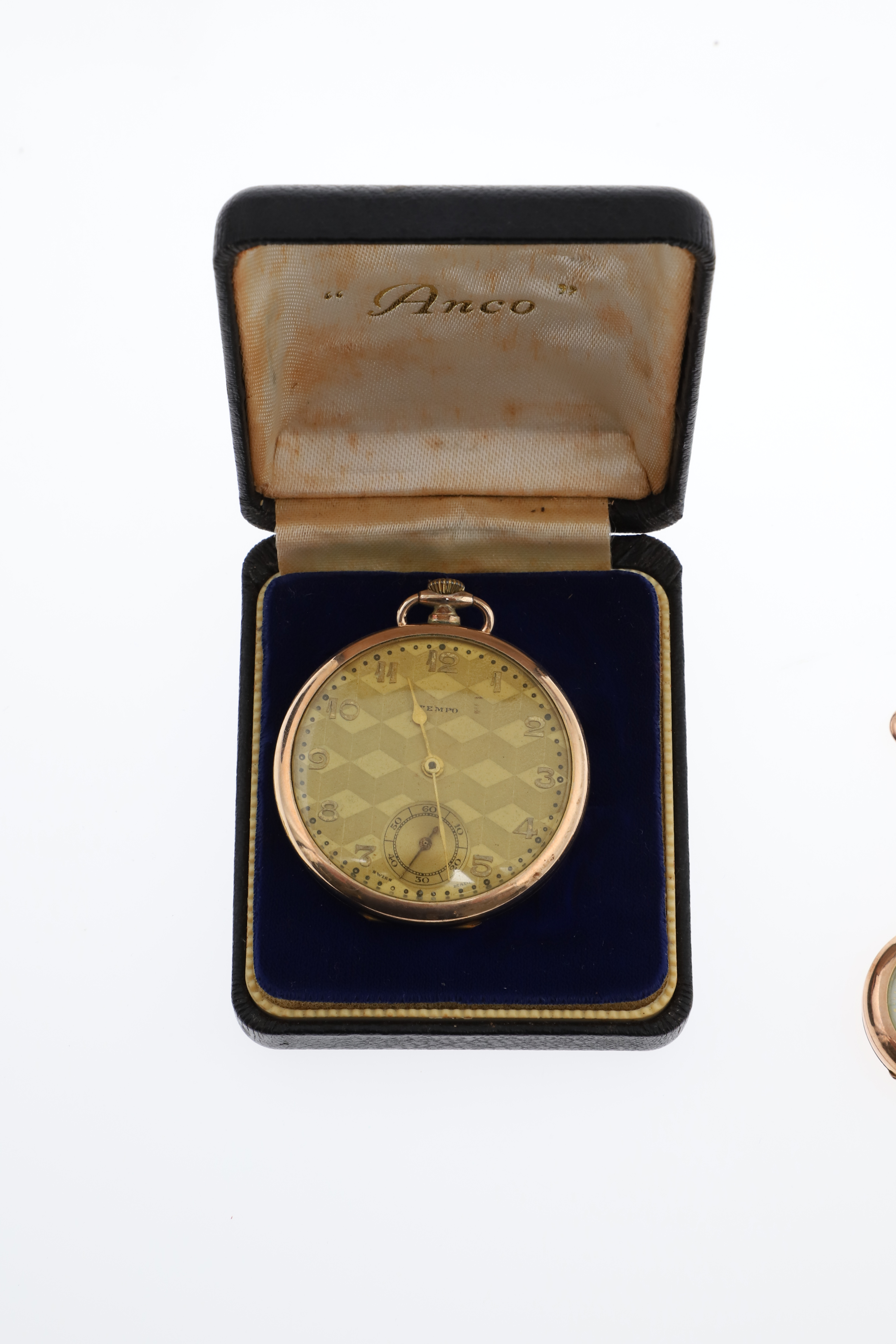 Images for 3018826. A 9CT GOLD LADIES FOB/NURSES WATCH AND A GOLD ...