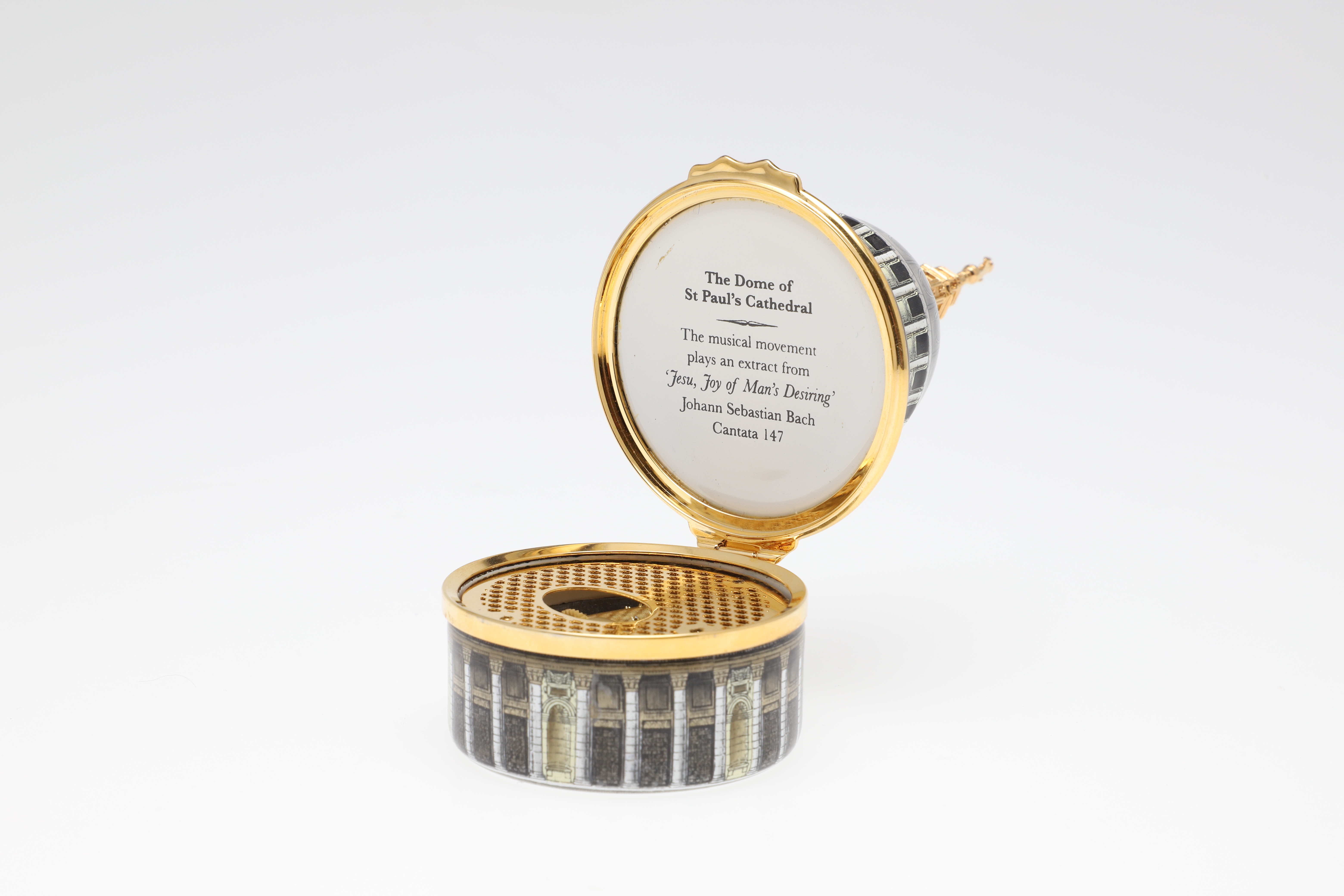 Images for 3019947. A HALCYON DAYS ENAMEL MUSIC BOX - ST PAUL'S ...