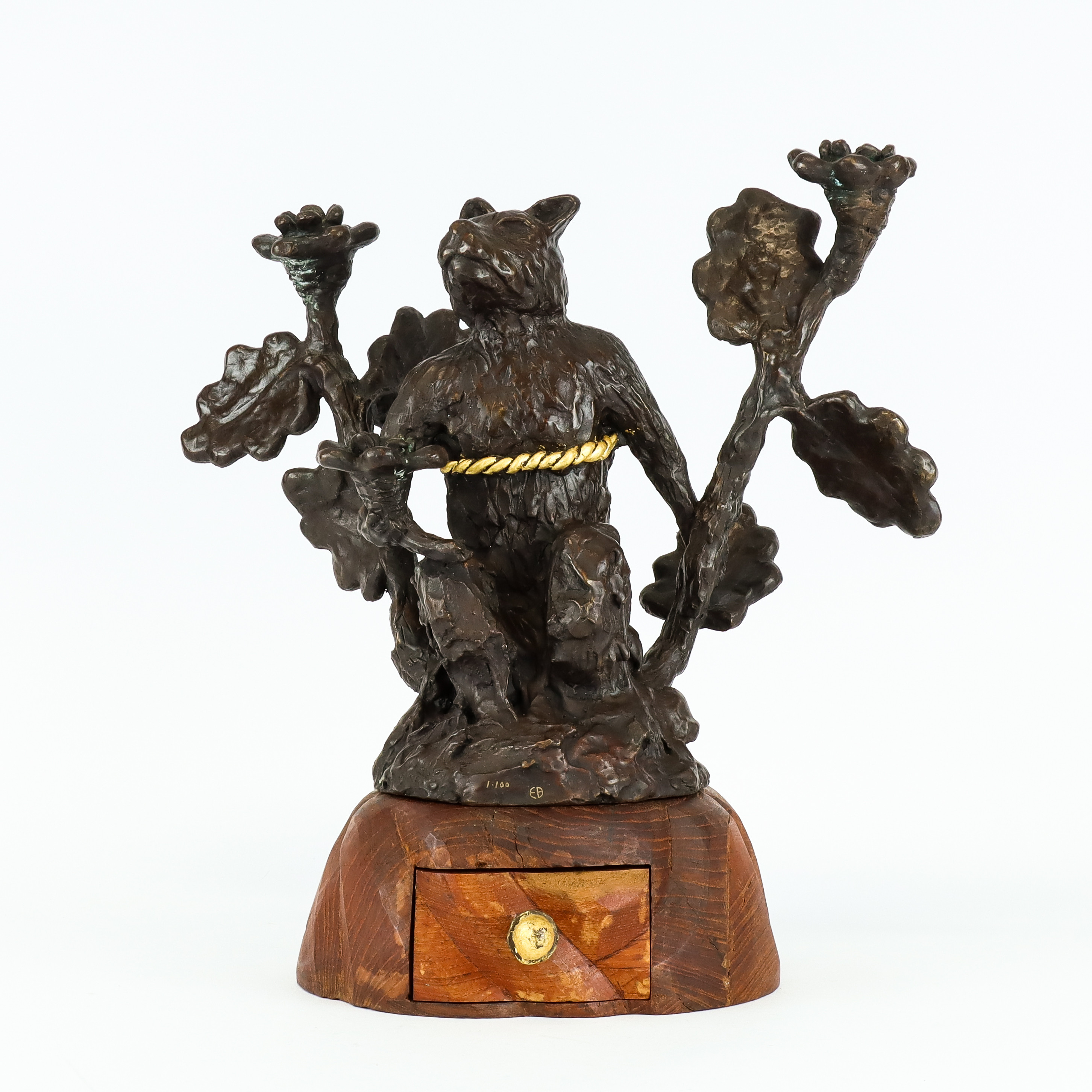 ERNST BILLGREN. Ljusbäraren. Konst - Skulptur - Auctionet