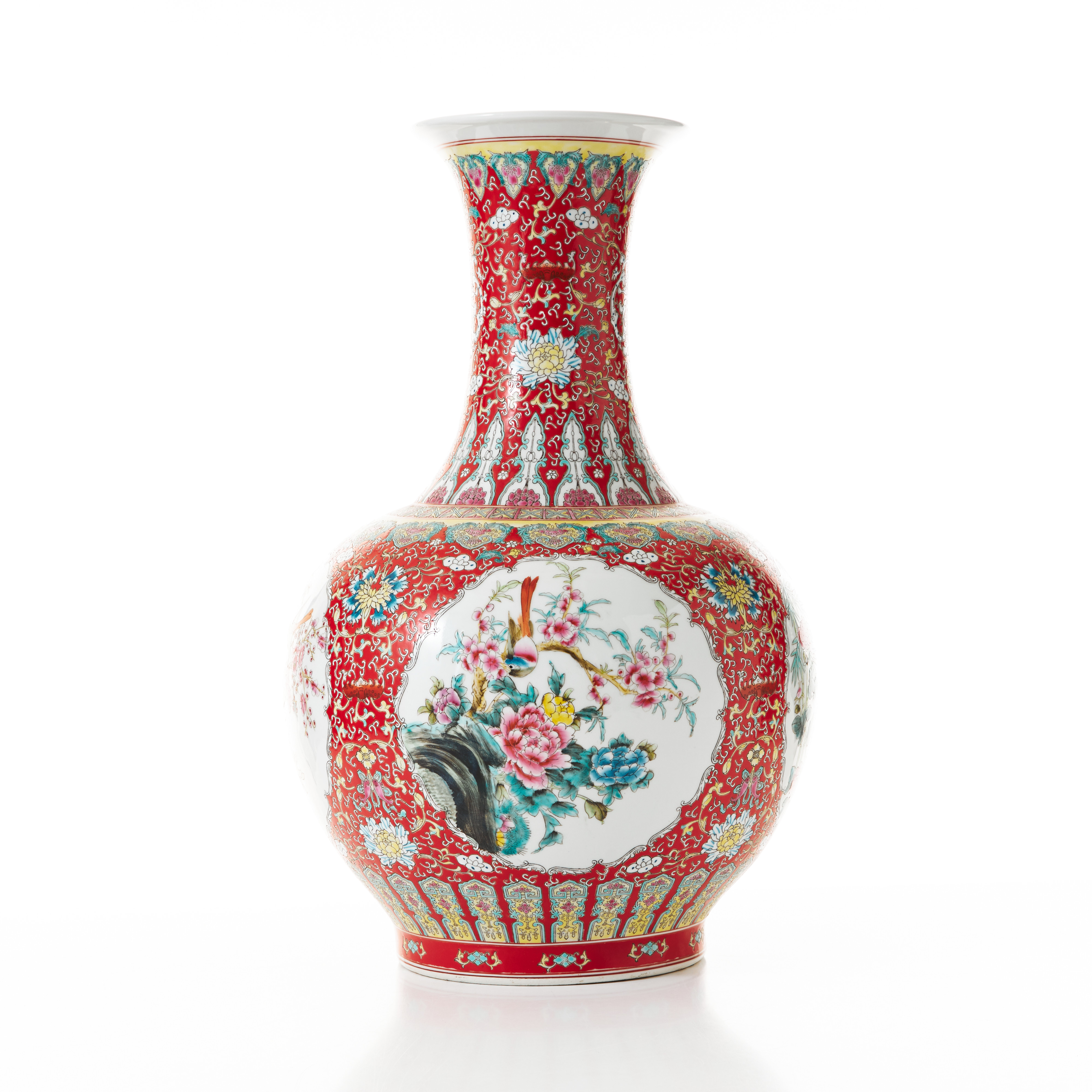 Images for 3021352. VAS, porcelain, China, 1900s, decoration in enamel ...