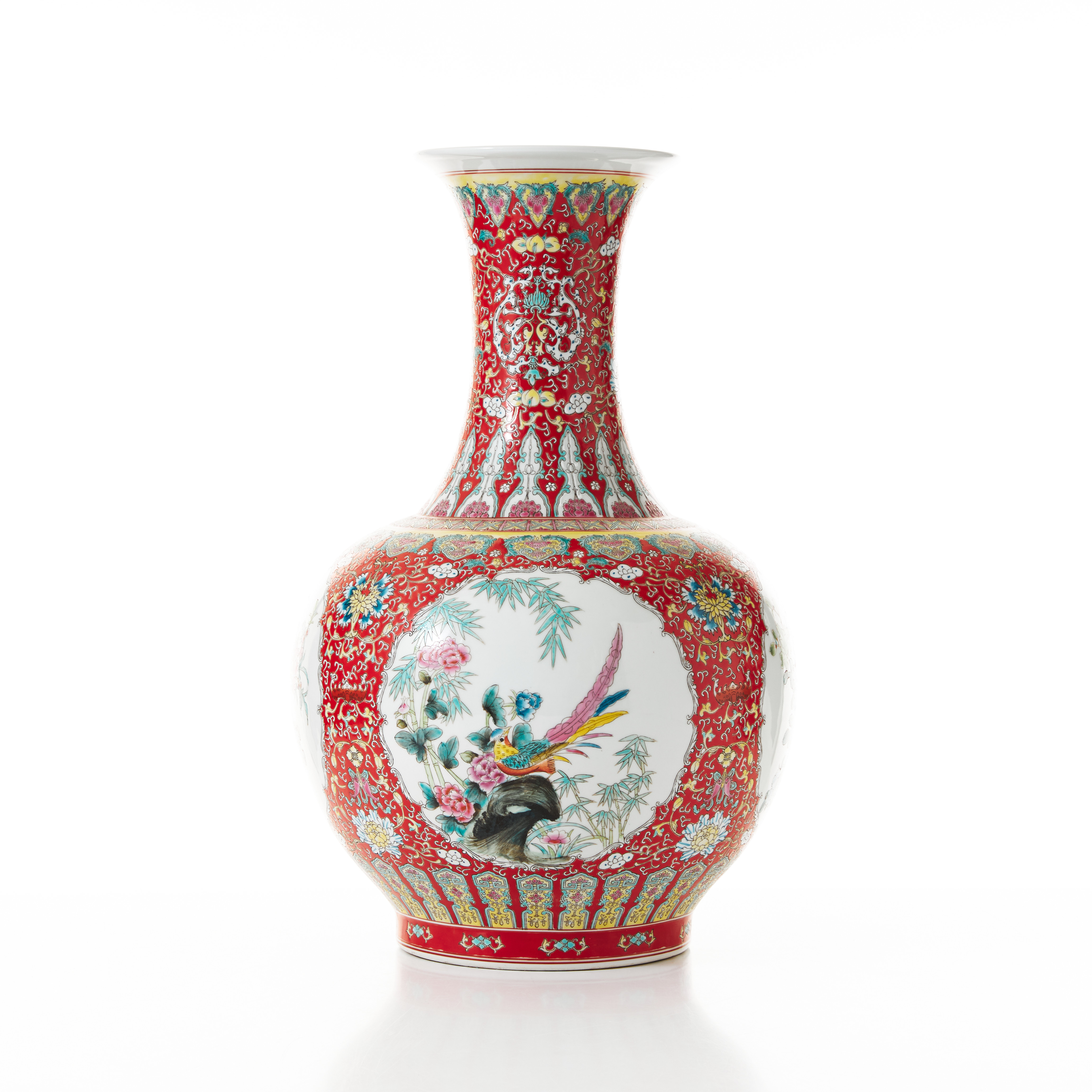 Images for 3021352. VAS, porcelain, China, 1900s, decoration in enamel ...