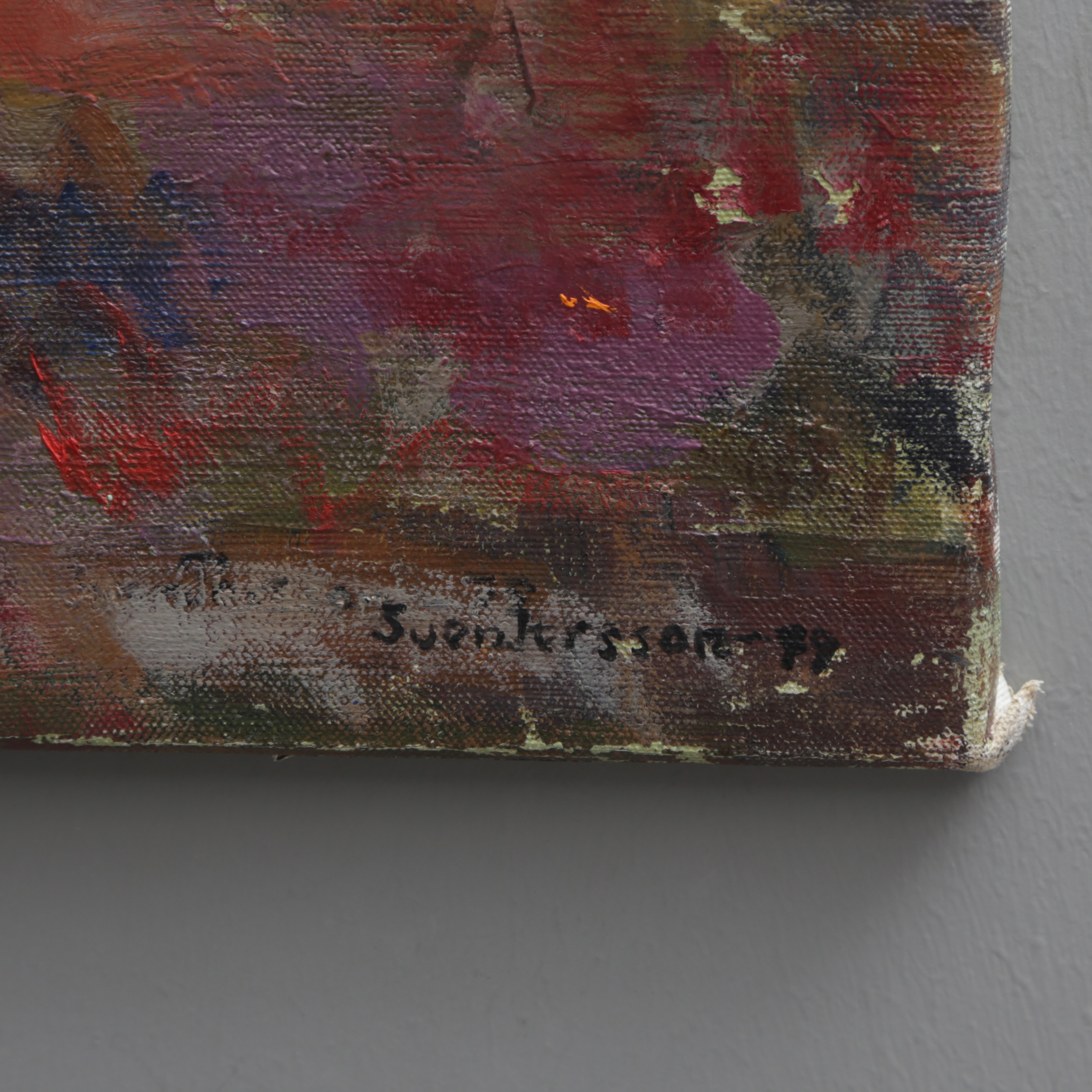 Images for 3021864. SVEN PERSSON. OIL on canvas, signed, 1979. - Auctionet