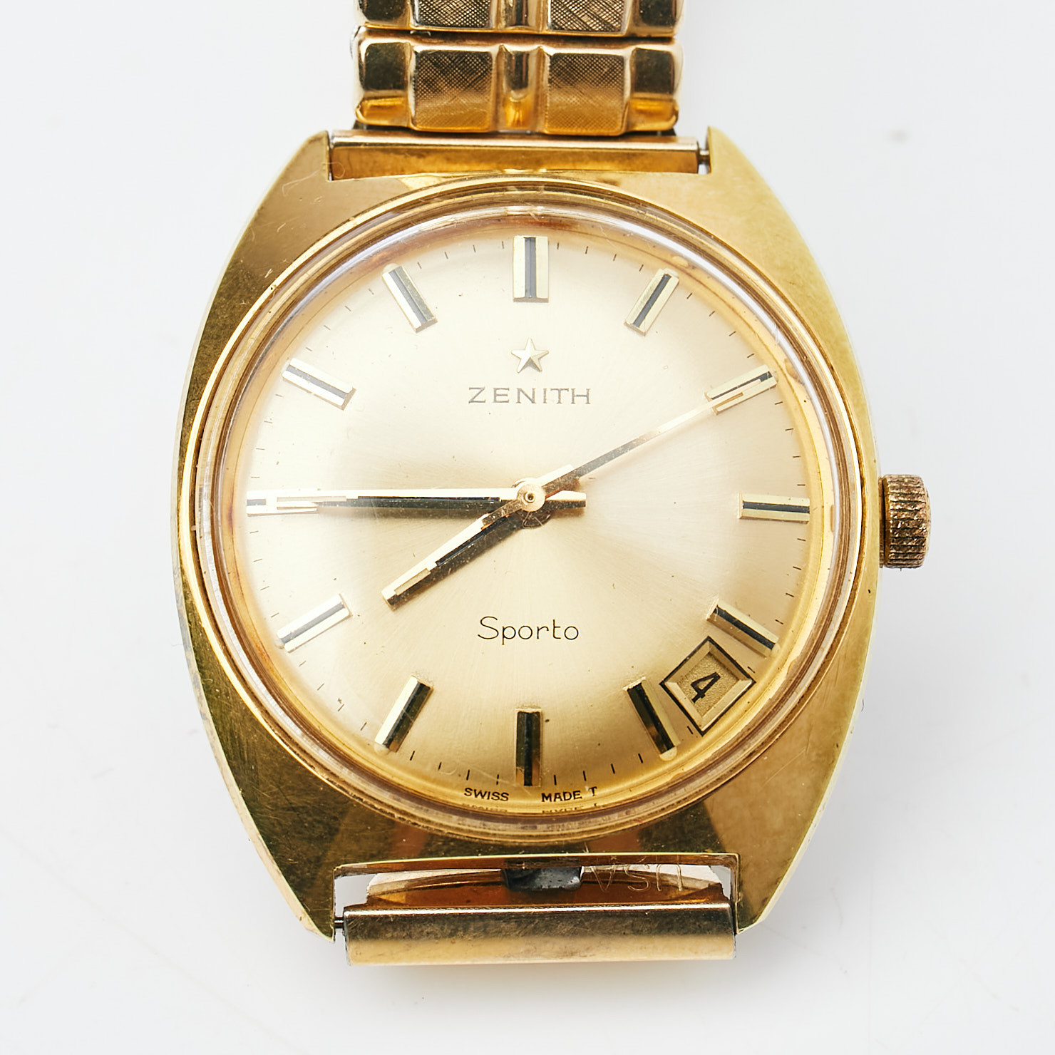 Images for 3022698. ZENITH, wristwatch, Sporto, gold on steel, manual ...