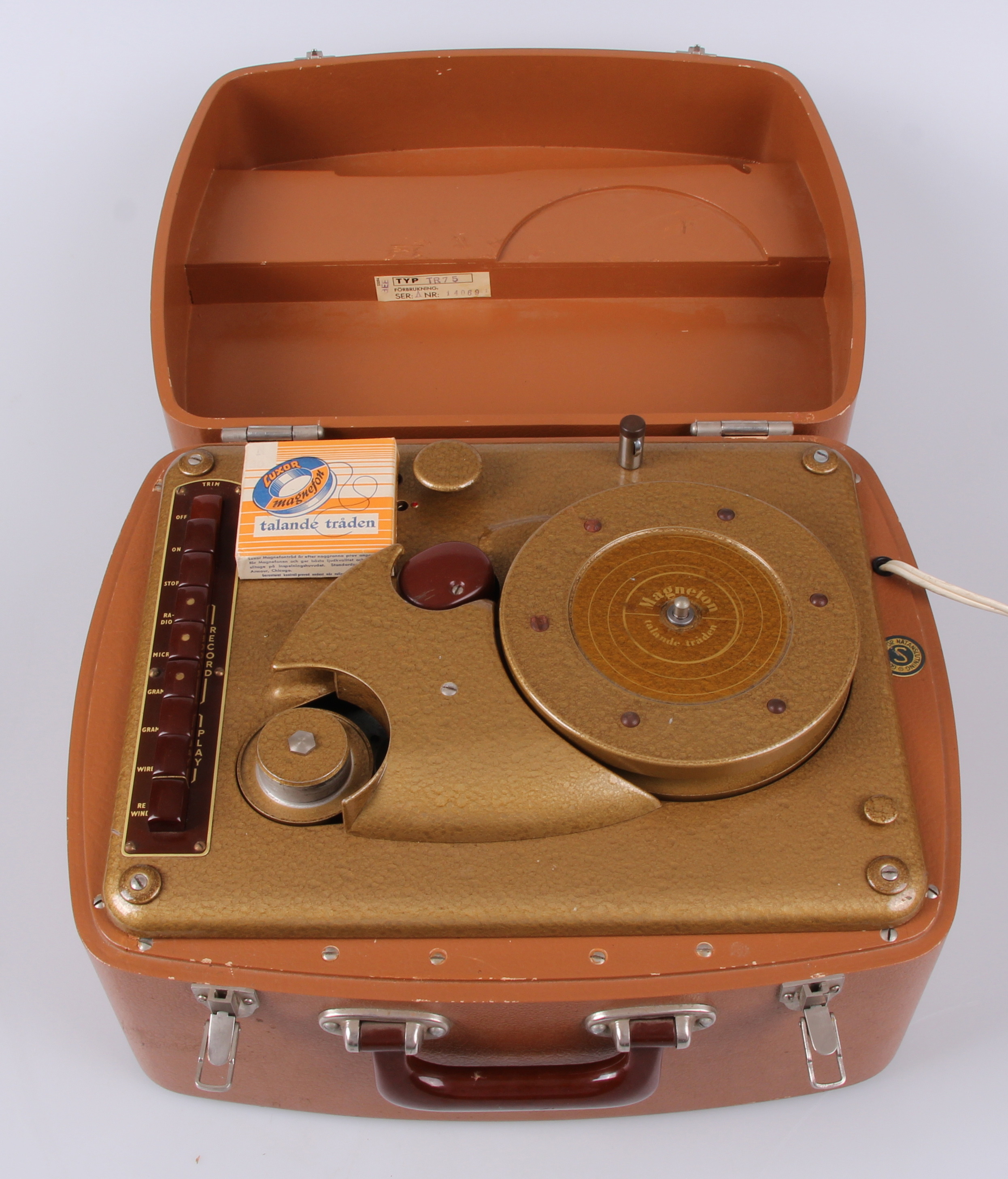 Images for 302340. TAPEPHONE, wire record player, "Talking wire", Type ...