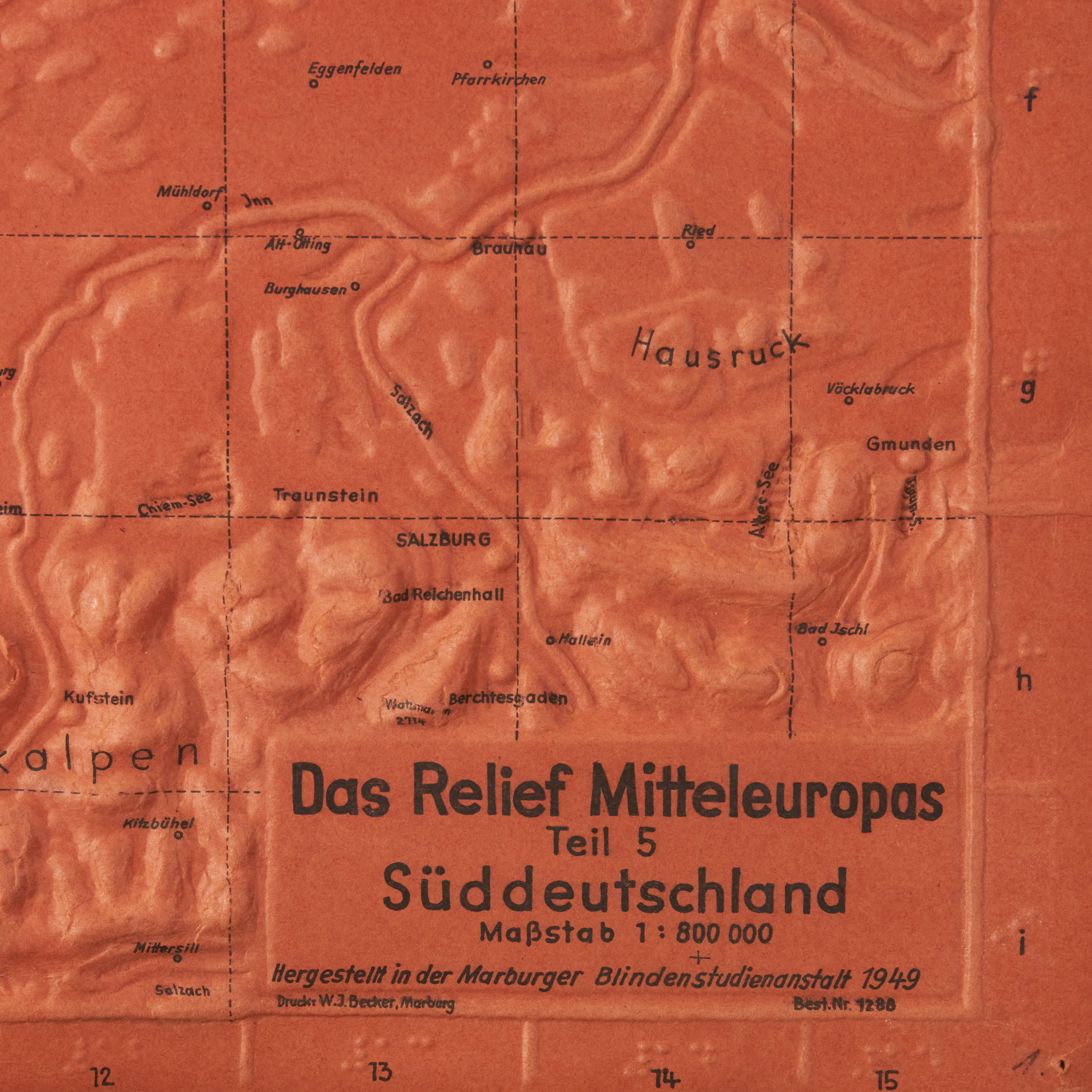 Images for 3024709. RARE COLLECTION OF 18 TACTILE MAPS FROM WORLD WAR ...