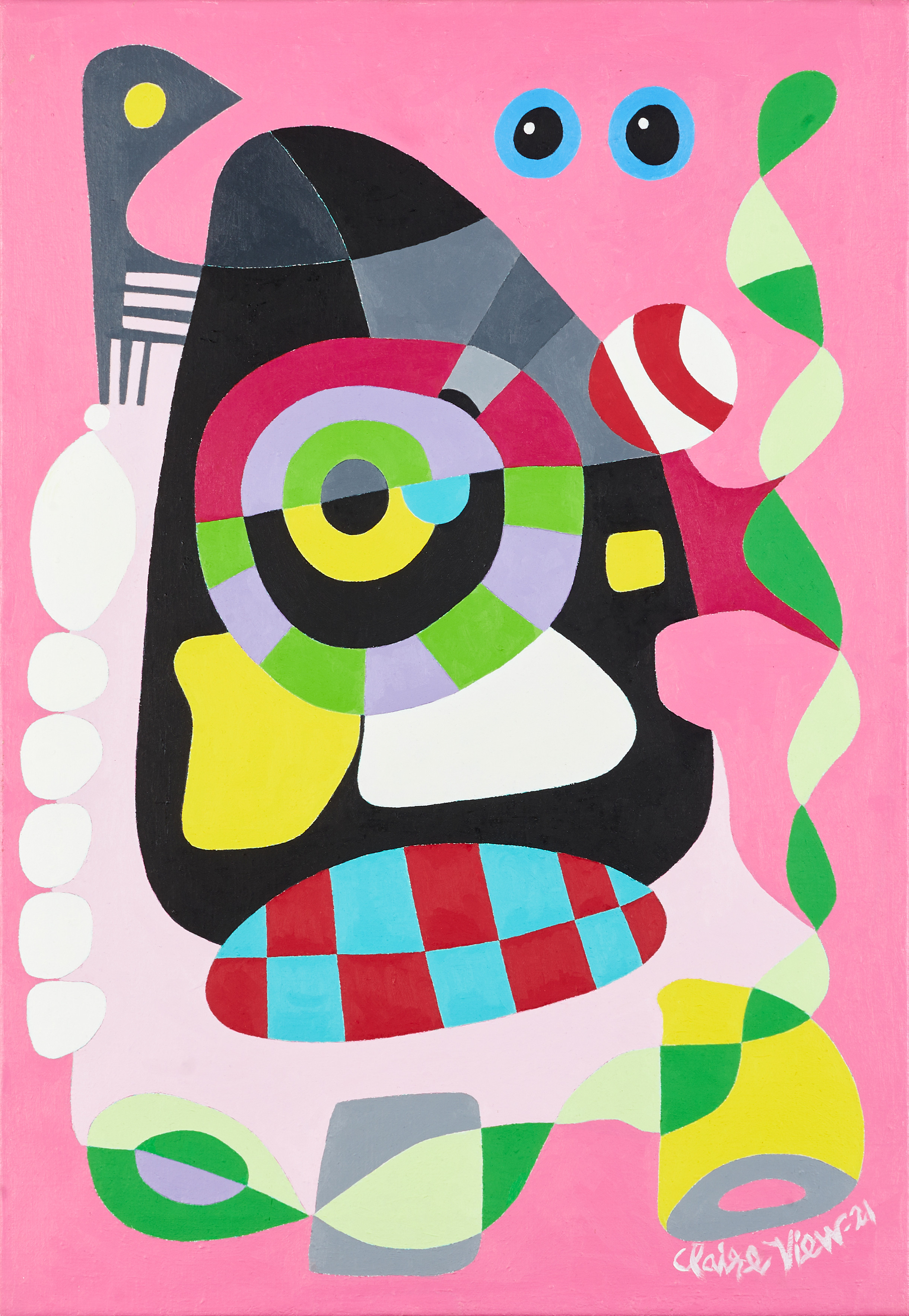 Images for 3028540. CLAIRE VIEW. "Mr Potato Head", oil on canvas ...