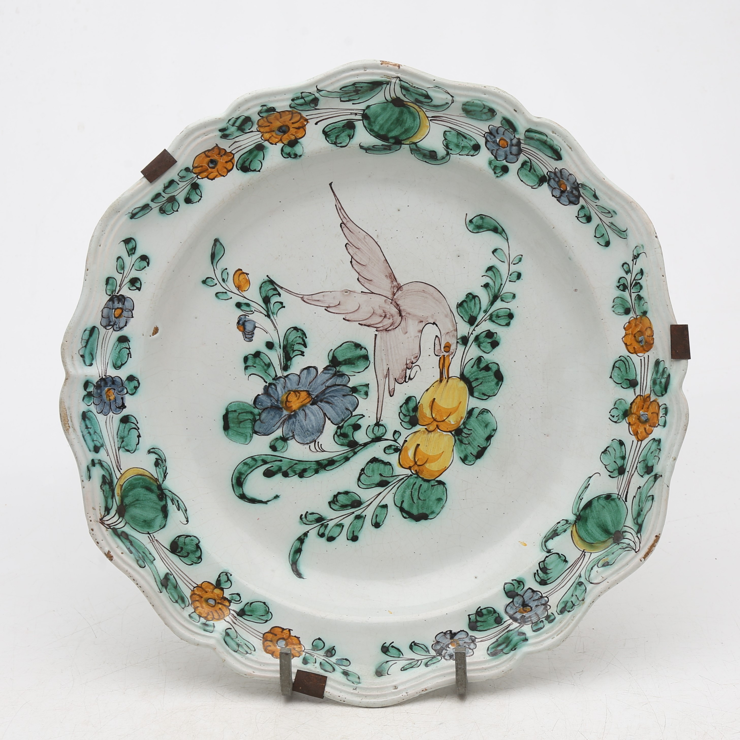 Imágenes para 3029605. Gran plato en loza italiana de Cerreto, del ...