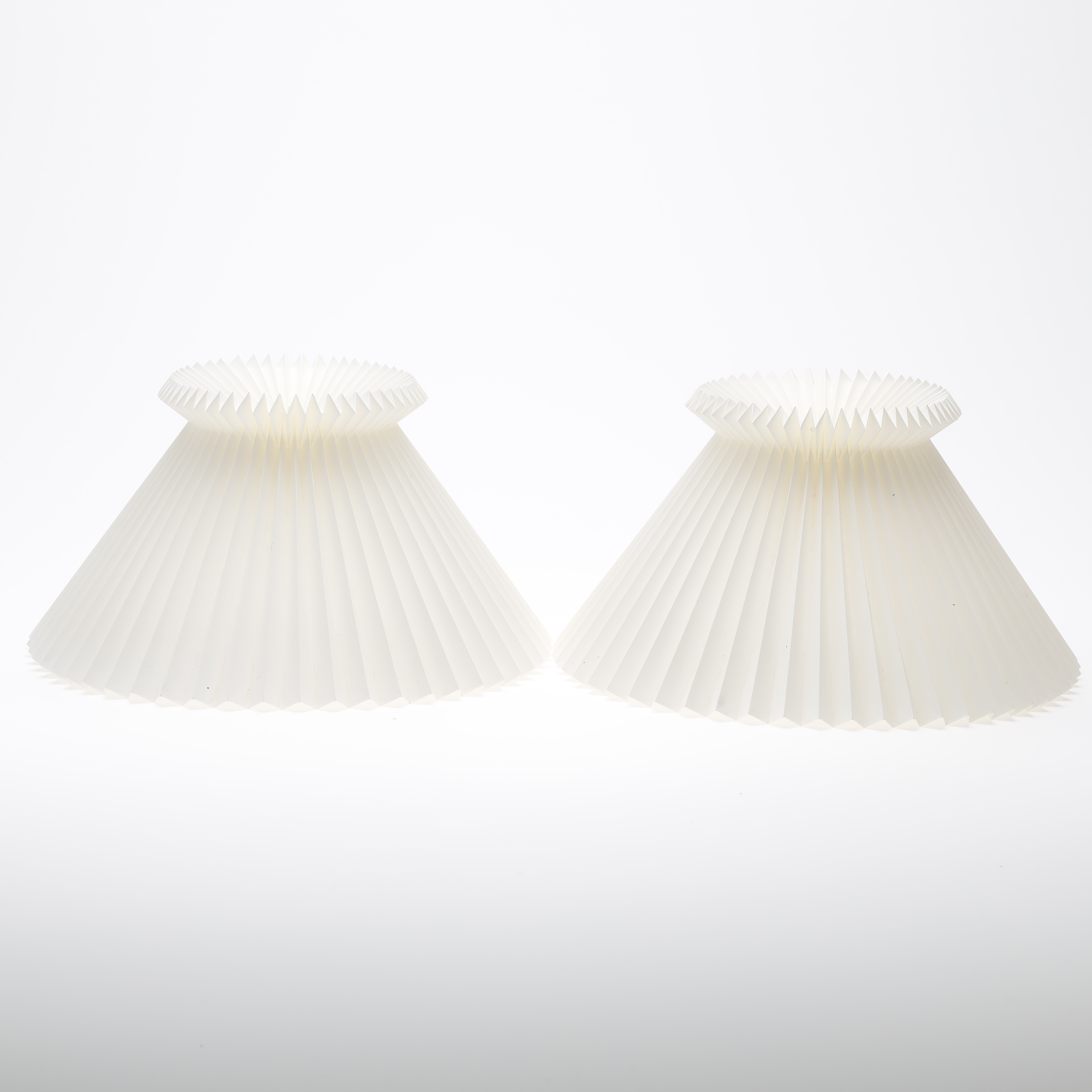 Images for 3030353. SØHOLM OG LE KLINT. A PAIR OF CERAMIC LAMPS, Shades ...