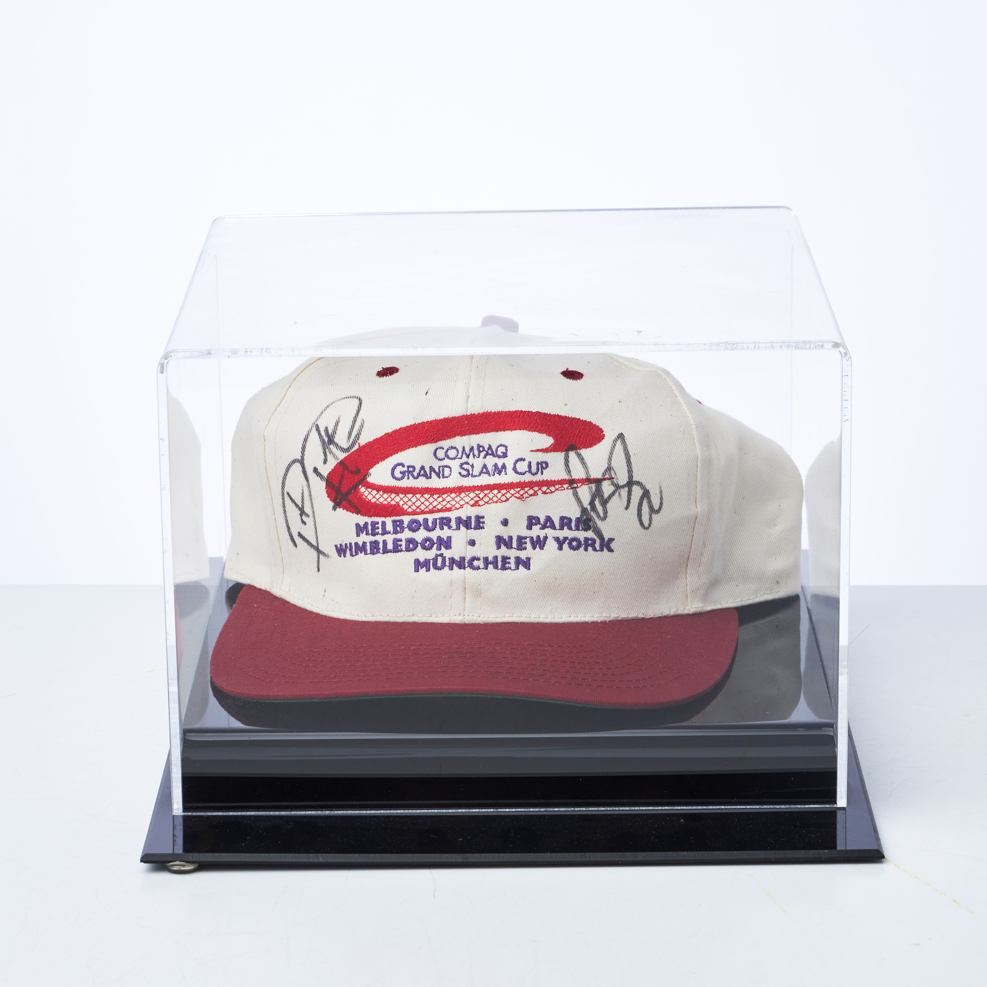 Images for 3036104. CAP, AUTOGRAPHED by Pete Sampras and Patrick Rafter ...