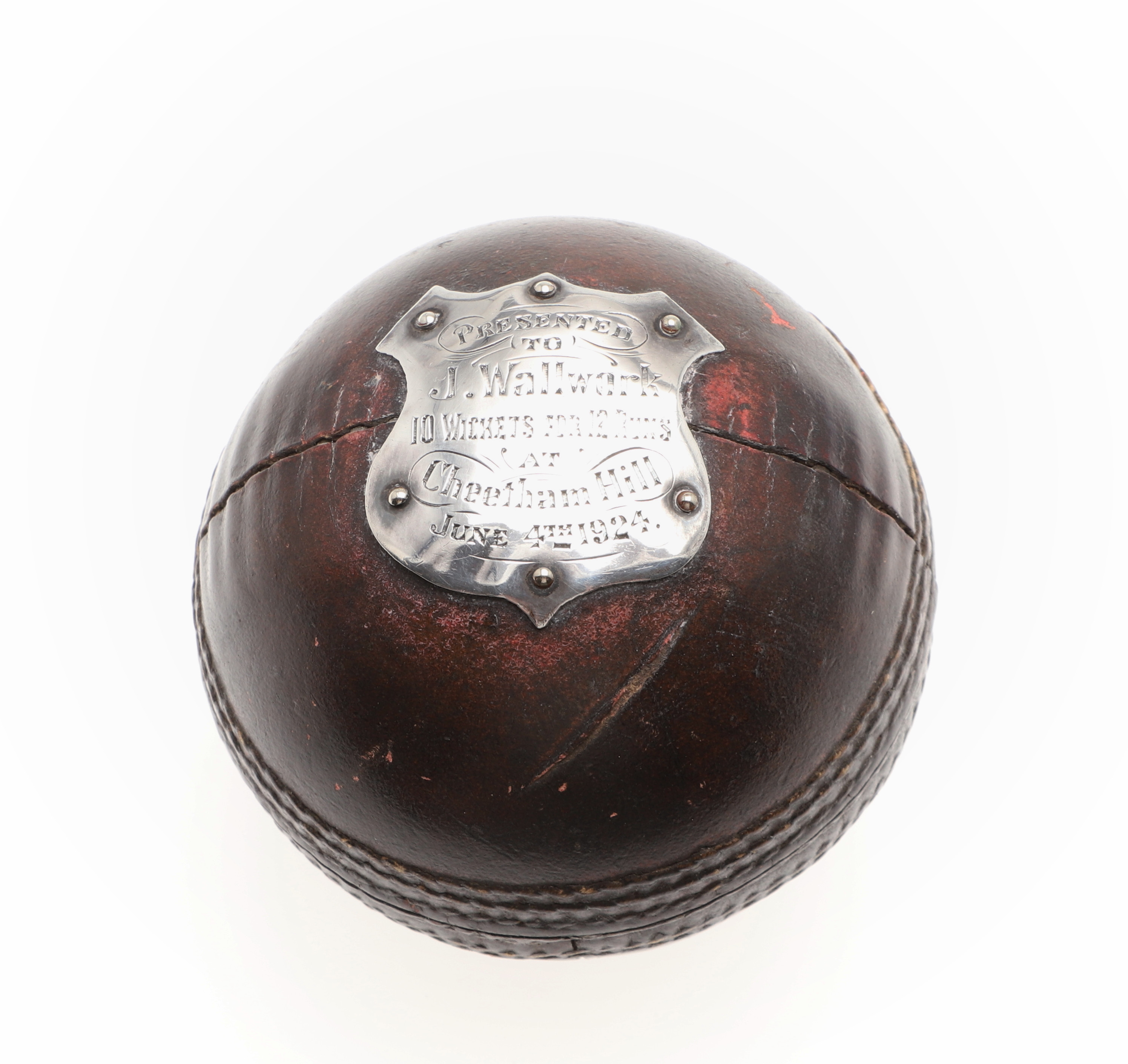 Images for 3039738. EARLY PRESENTATION CRICKET BALL (1924) - J WALLWORK ...