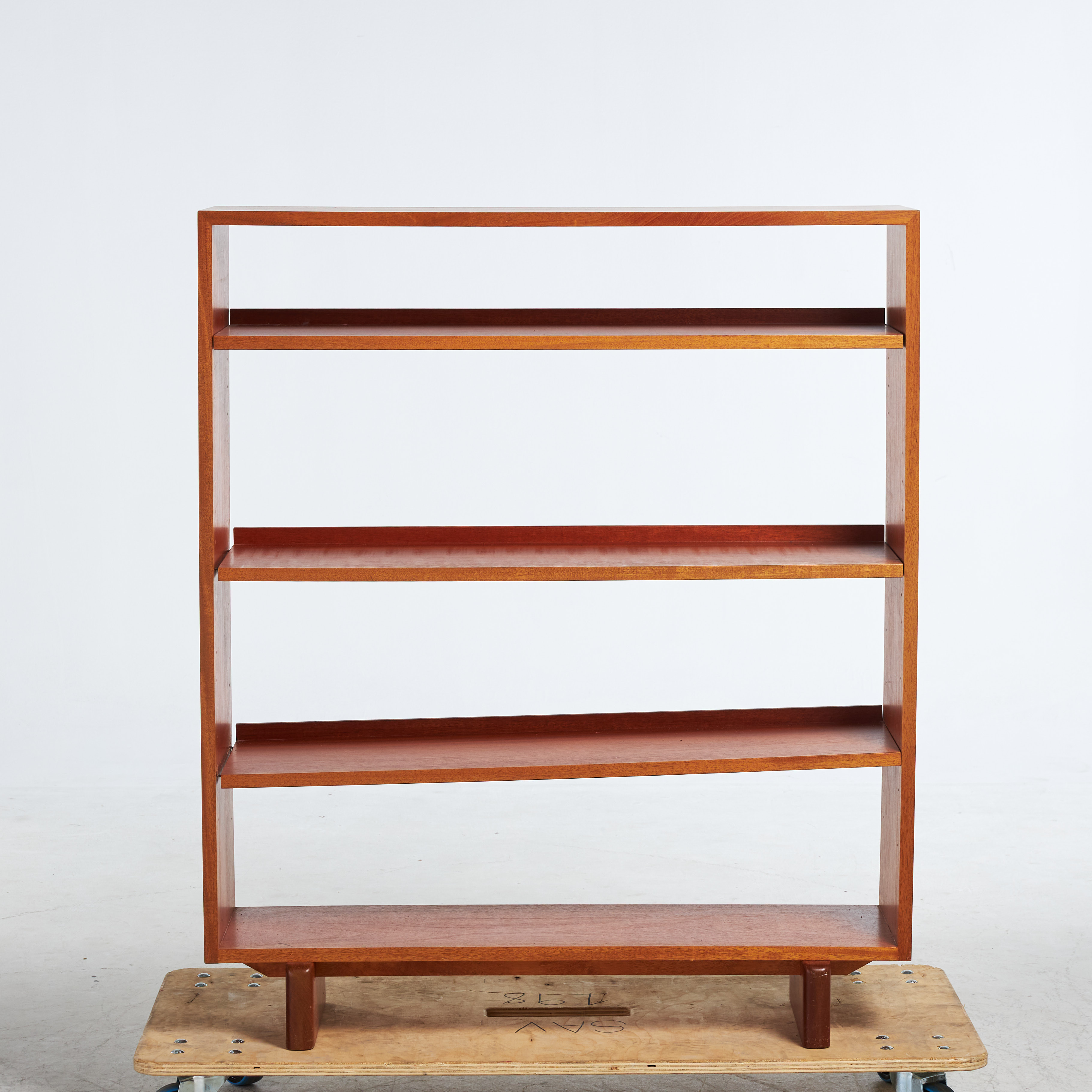 Images for 3043148. BOOKSHELF, mahogany veneer, solid mahogany legs ...