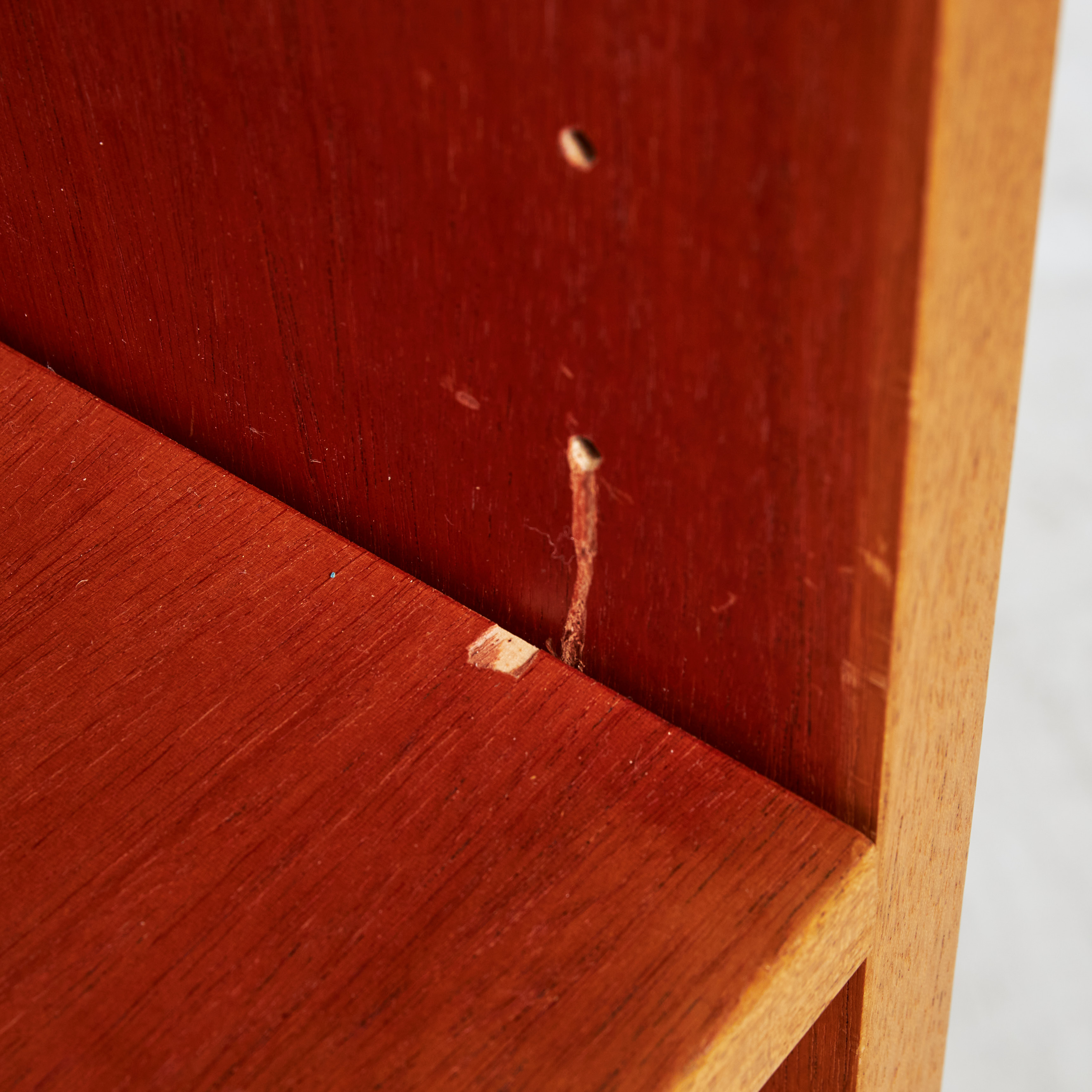 Images for 3043148. LIVING SHELF, mahogany veneer, legs in solid ...