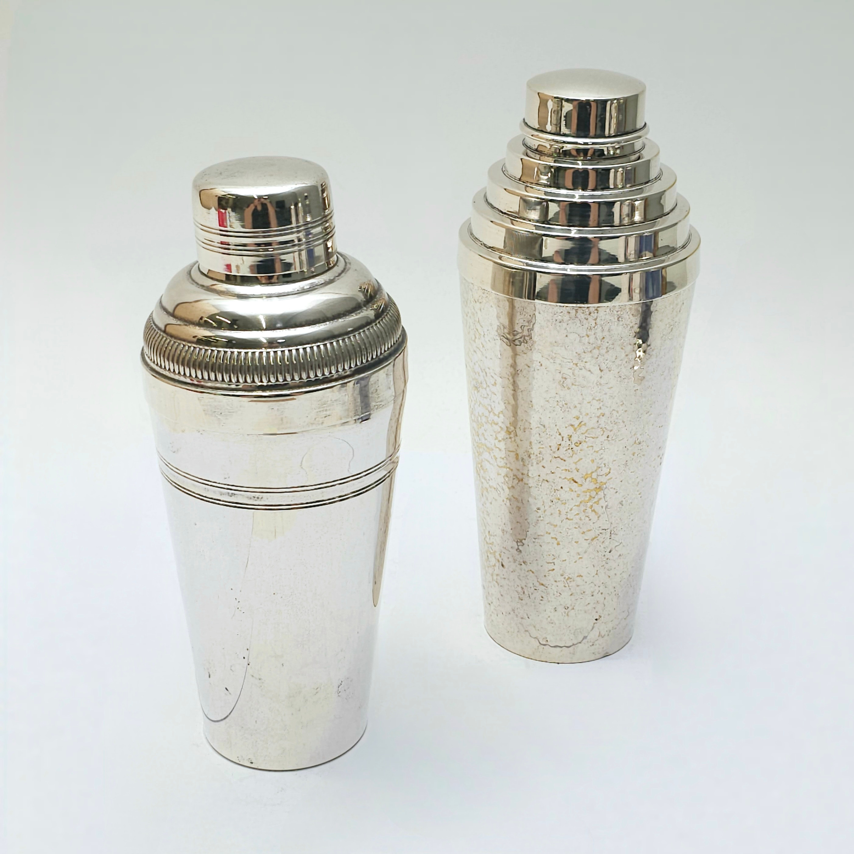 Images for 3049331. COLLECTION OF FIVE COCKTAIL SHAKERS IN SILVER ...