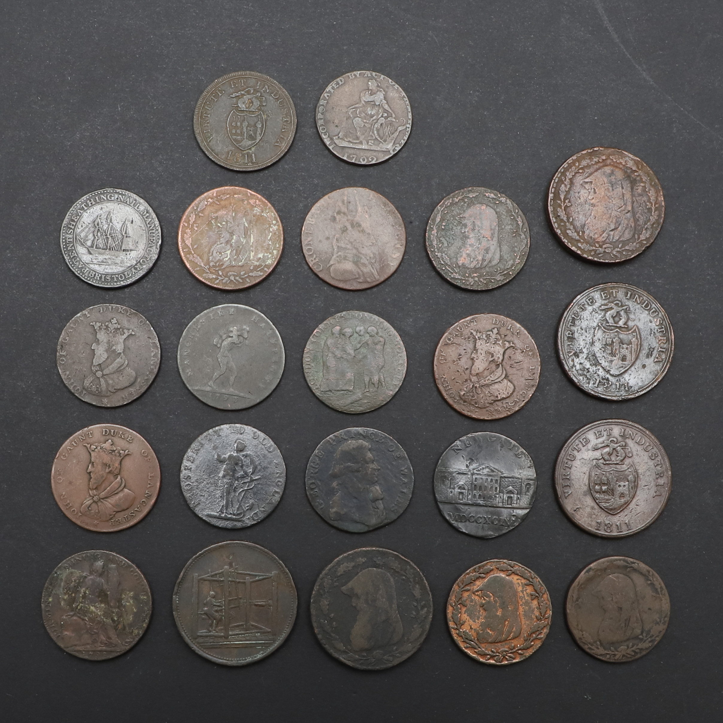 Images for 3050057. A COLLECTION OF 18TH AND 19TH CENTURY TRADE TOKENS ...