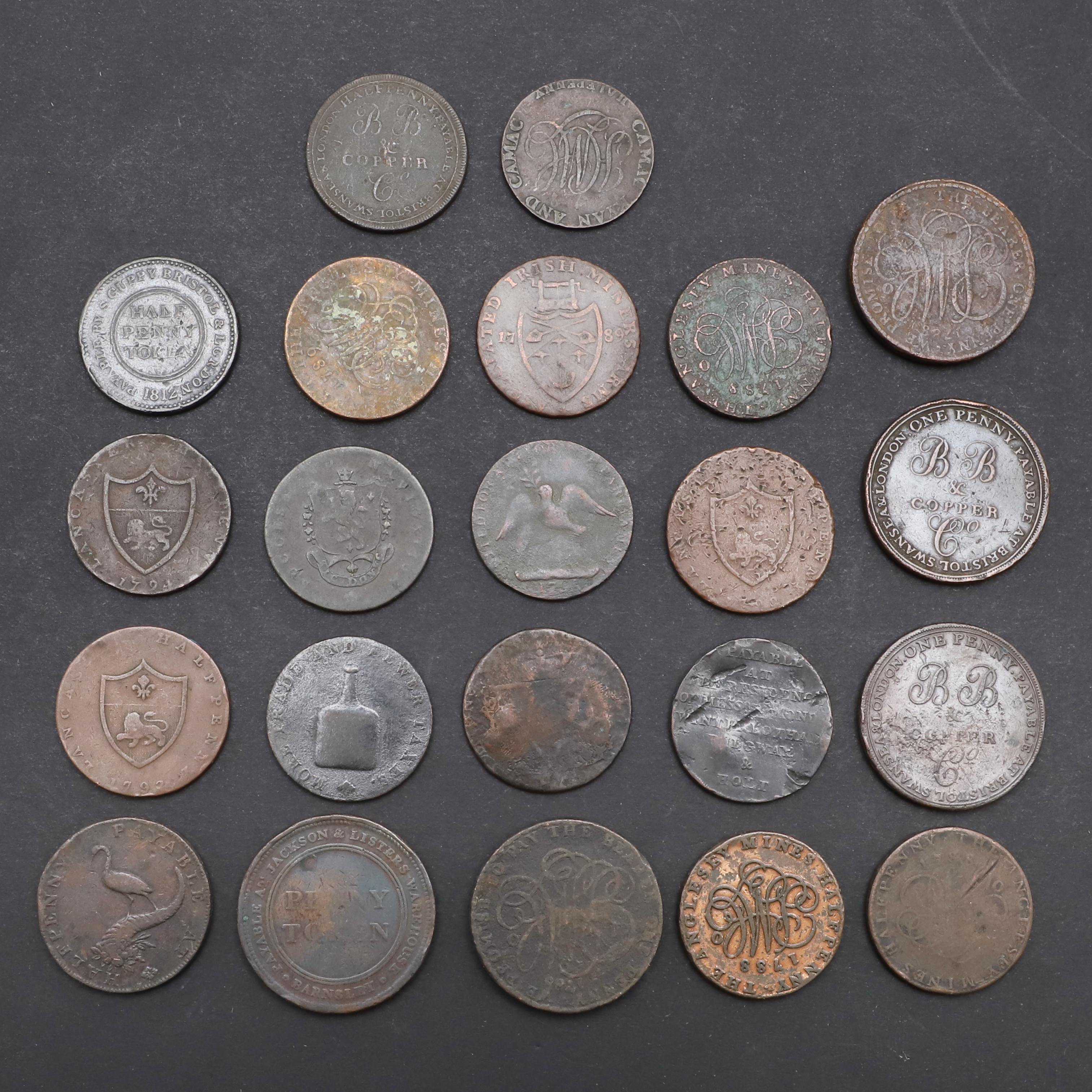 Images for 3050057. A COLLECTION OF 18TH AND 19TH CENTURY TRADE TOKENS ...
