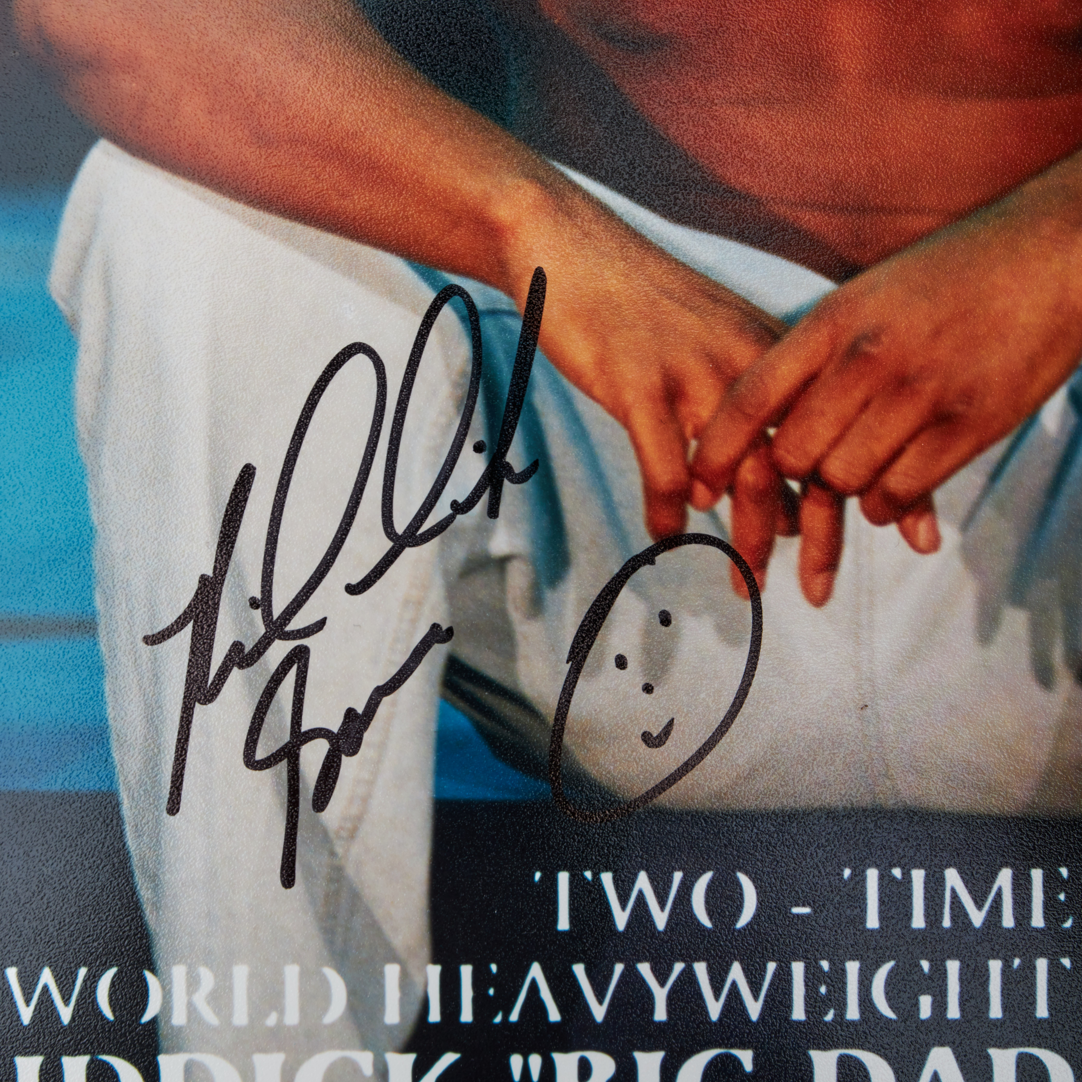 Bilder för 3063315. FOTOGRAFI med AUTOGRAF av Riddick Bowe, fotografi ...