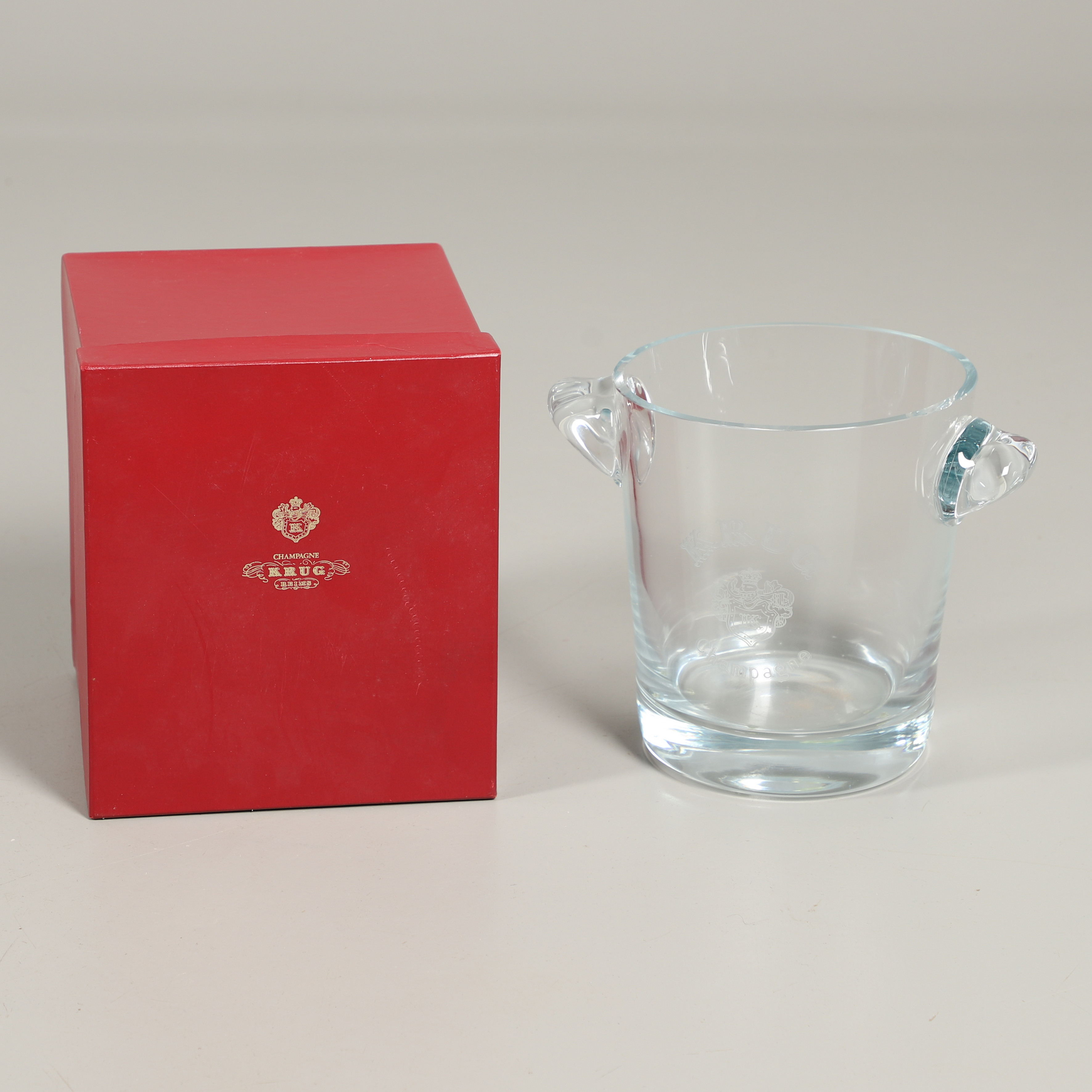 Images for 3066893. KRUG GLASS CHAMPAGNE ICE BUCKET. - Auctionet