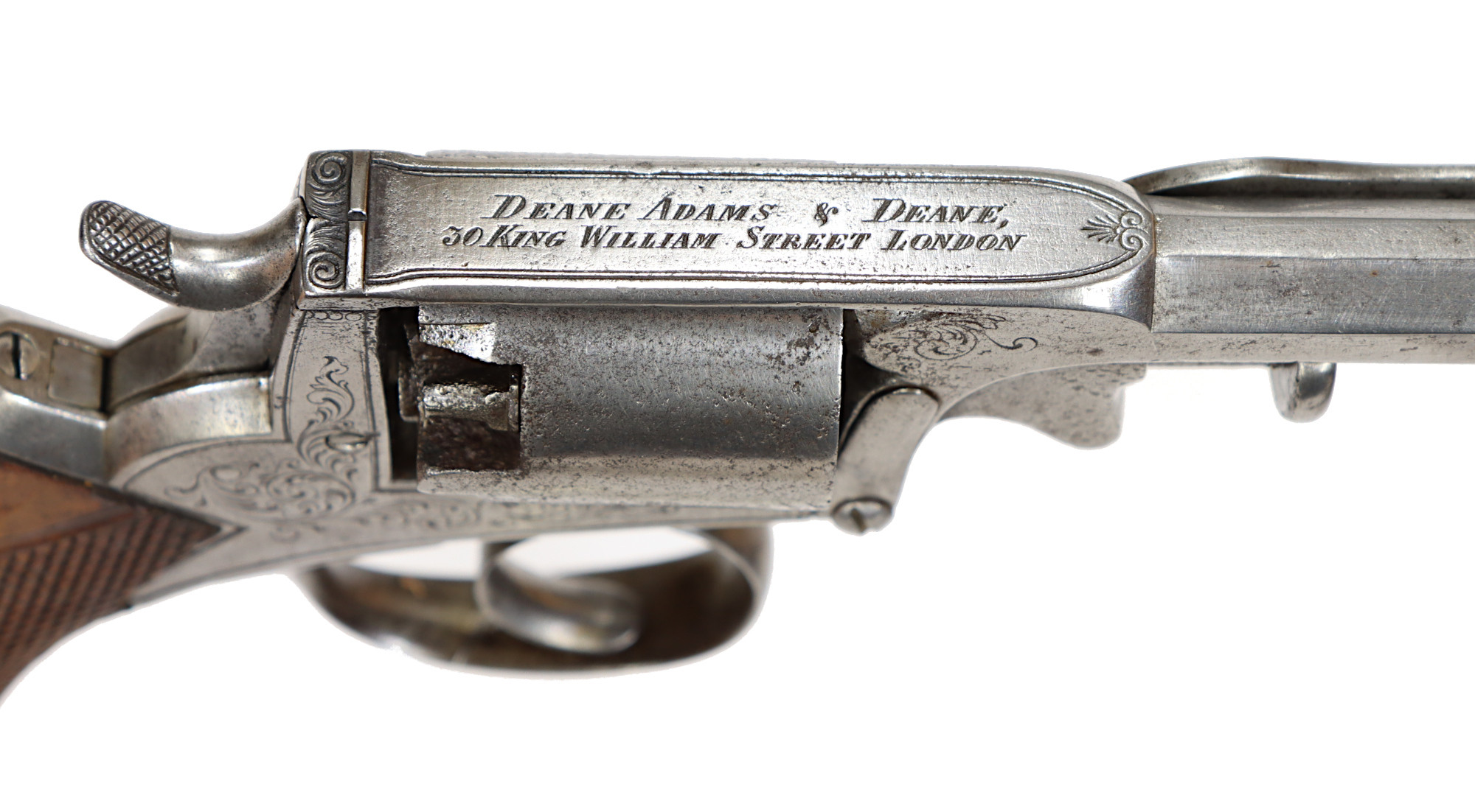 BLOCK REVOLVER, Double Action, made by Deane Adams & Deane, caliber 8mm ...