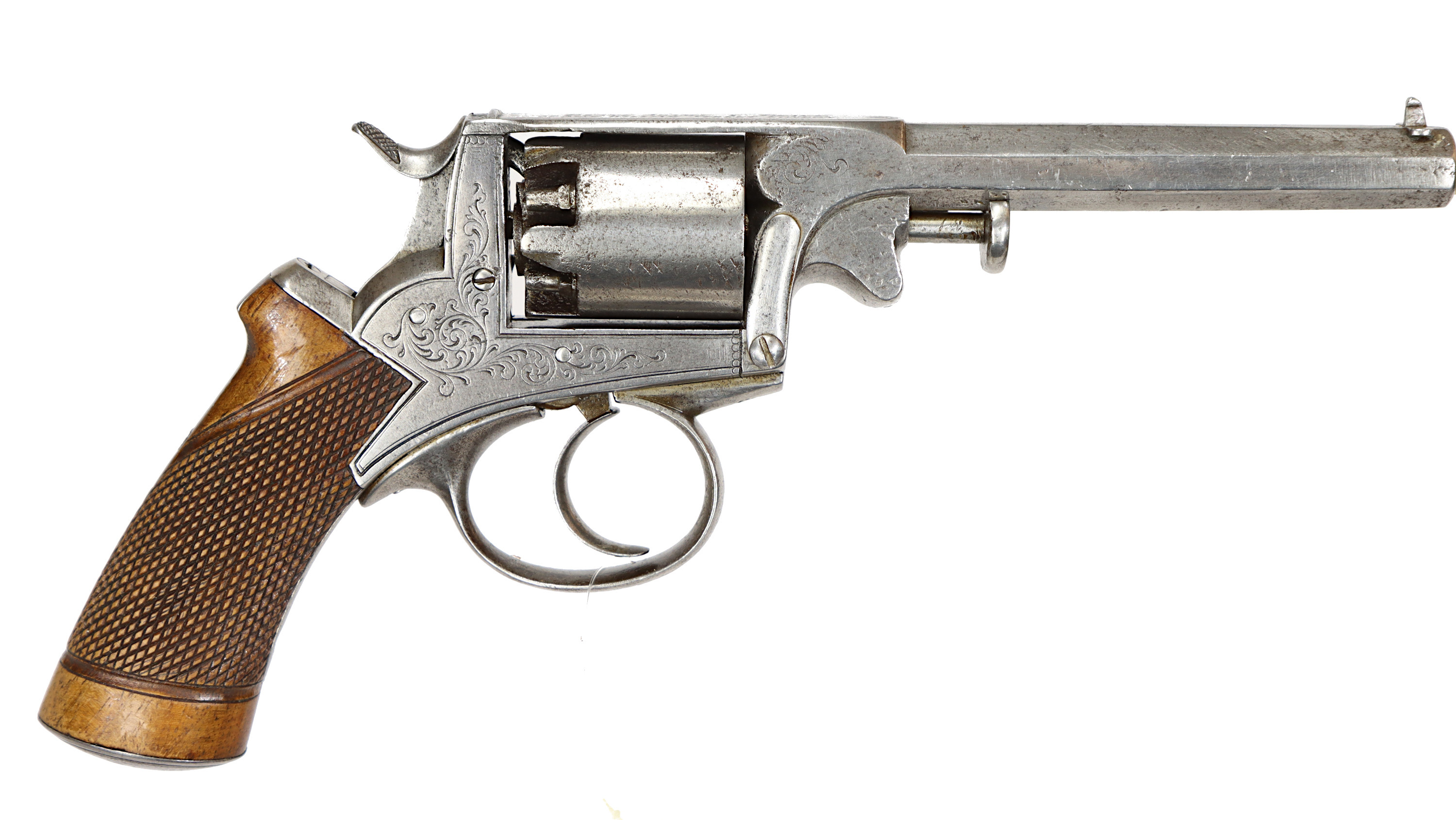 BLOCK REVOLVER, Double Action, made by Deane Adams & Deane, caliber 8mm ...